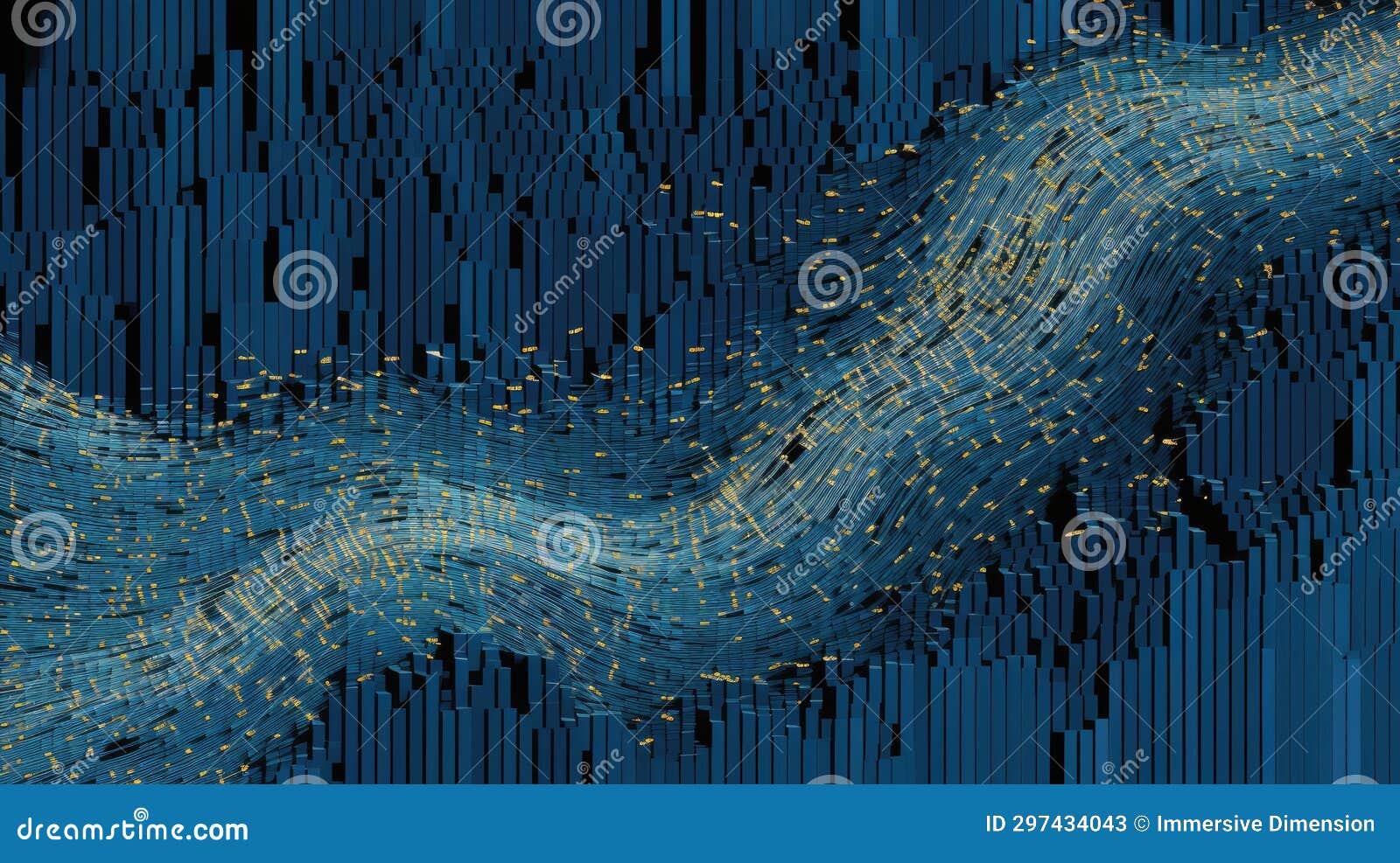 Rivers of Information, Data As Rivers, Data Stream, Flow of Digital ...