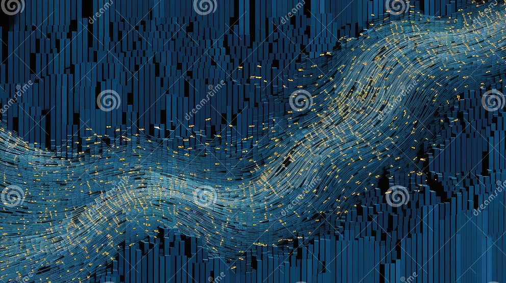 Rivers of Information, Data As Rivers, Data Stream, Flow of Digital ...