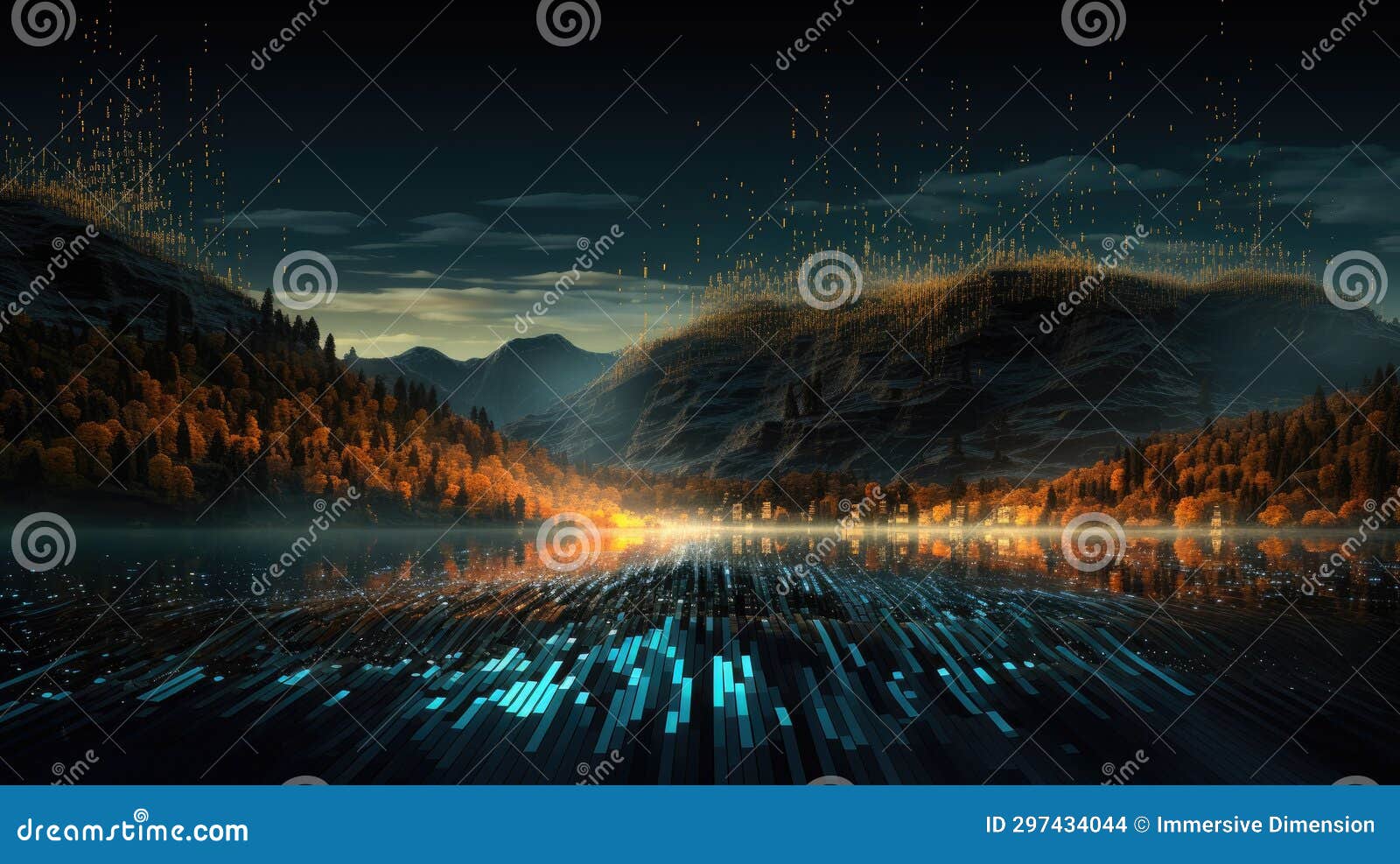 Rivers of Information, Data As Rivers, Data Stream, Flow of Digital ...