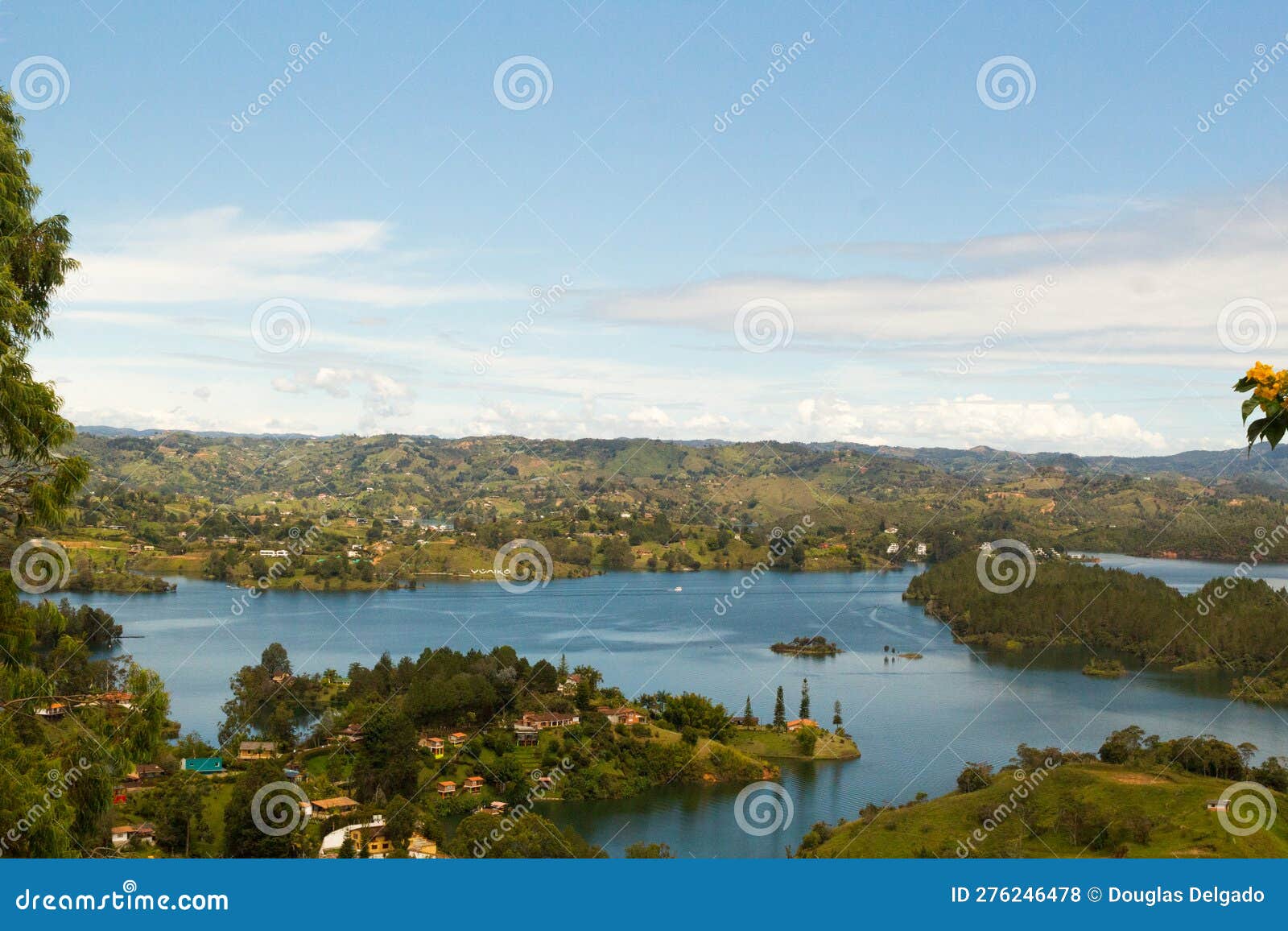Rivers and Lagoons with Textures and Different Moments Stock Photo ...
