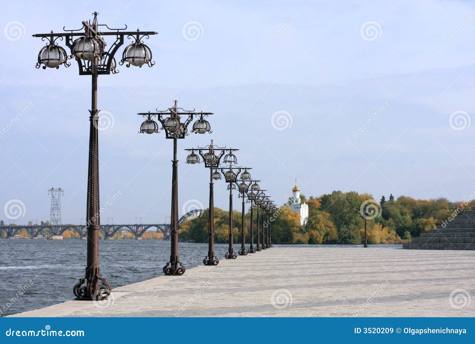 Riverside stock image. Image of bank, riverside, space - 3520209