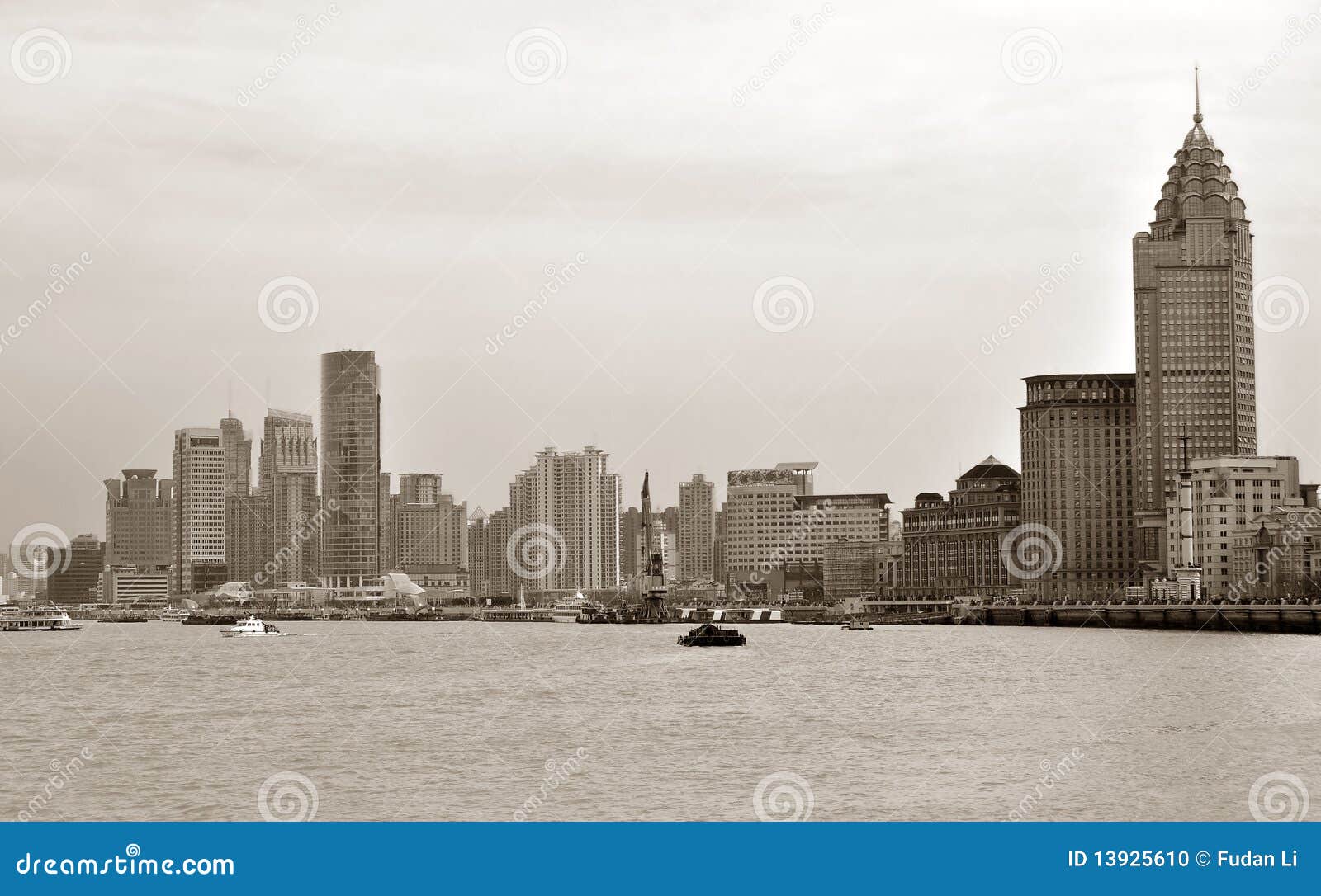 Riverside buildings stock photo. Image of photographs - 13925610