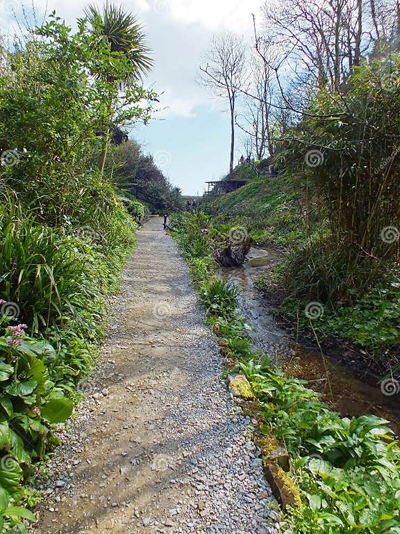 Riverside Footpath stock image. Image of gravel, stream - 93020695