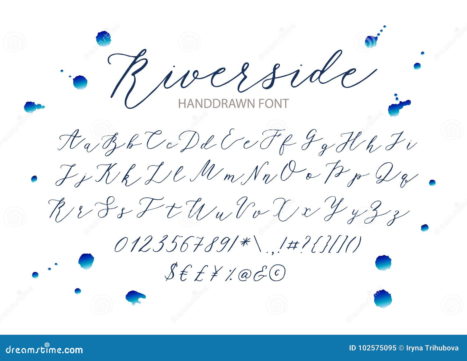 Riverside stock vector. Illustration of hand, drawn - 102575095