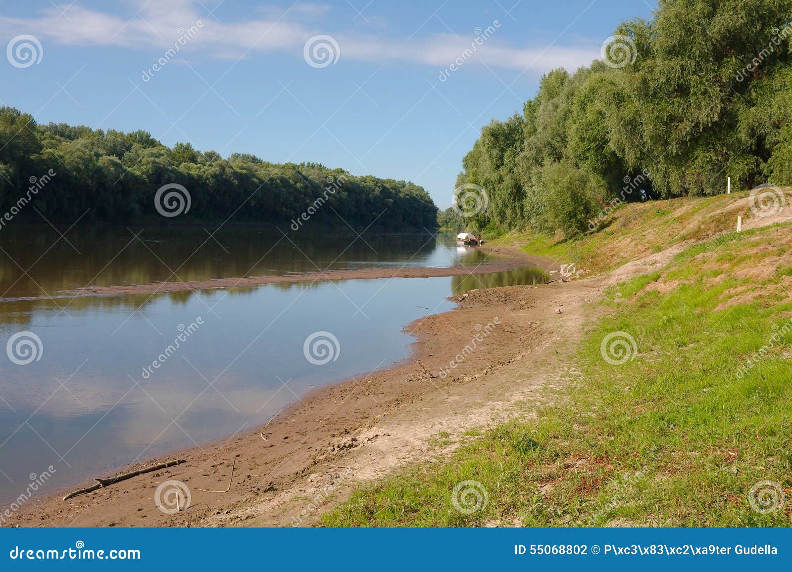 Riverside landscape stock photo. Image of blue, bright - 55068802