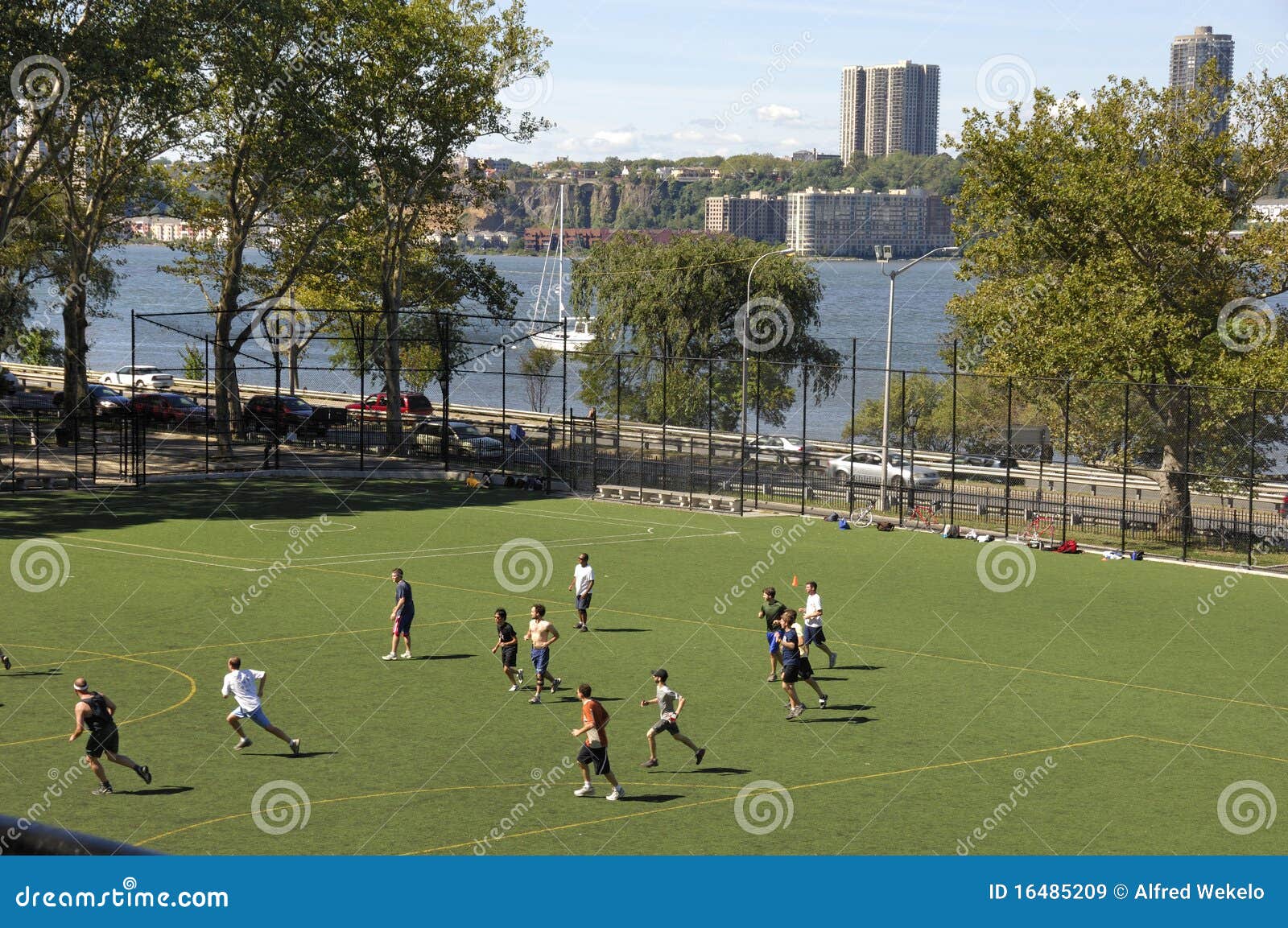 Riverside Park New York City Editorial Stock Image - Image of hudson ...