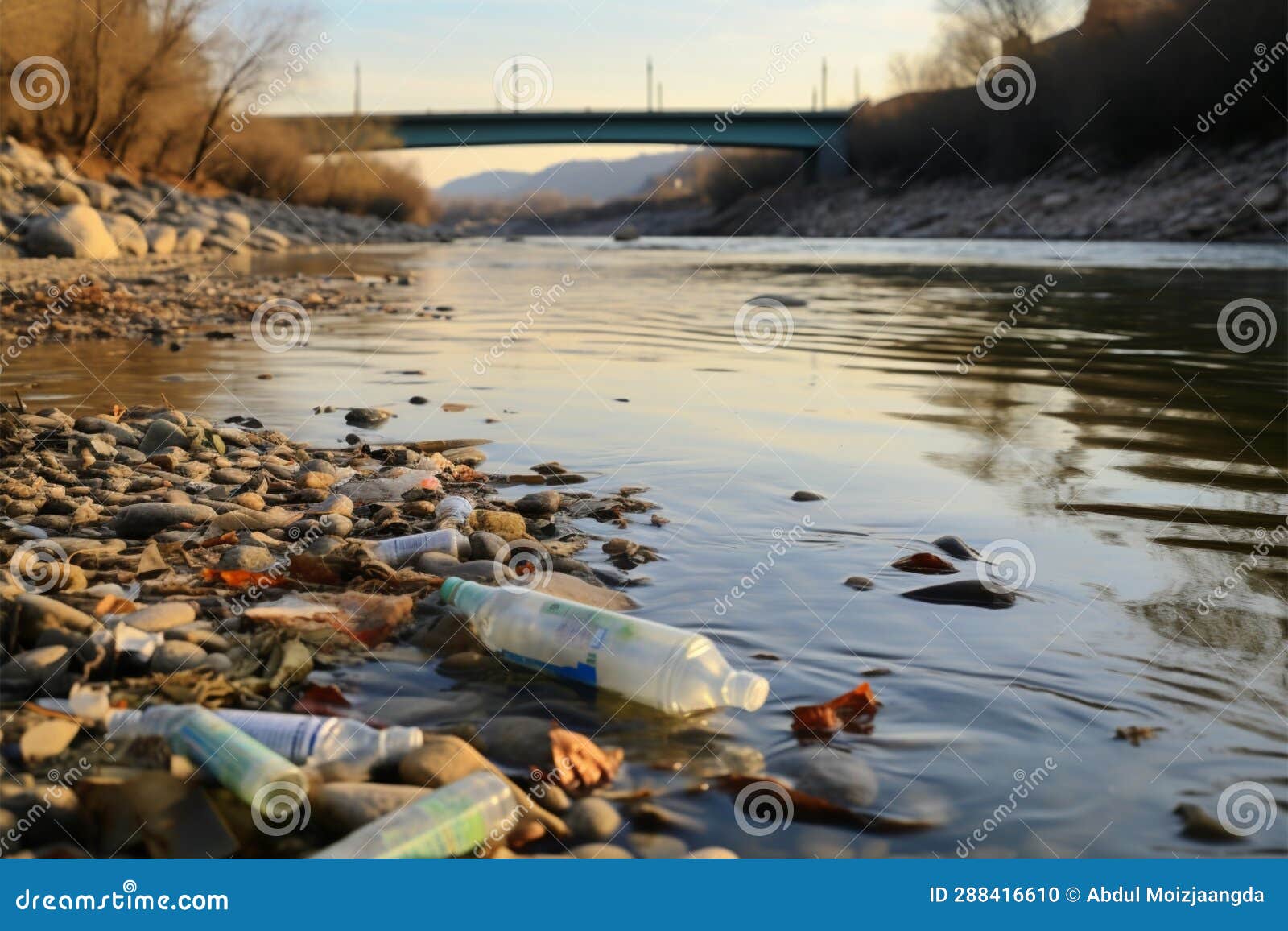 Riverside Pollution Heightened by the Presence of Garbage and Plastics ...