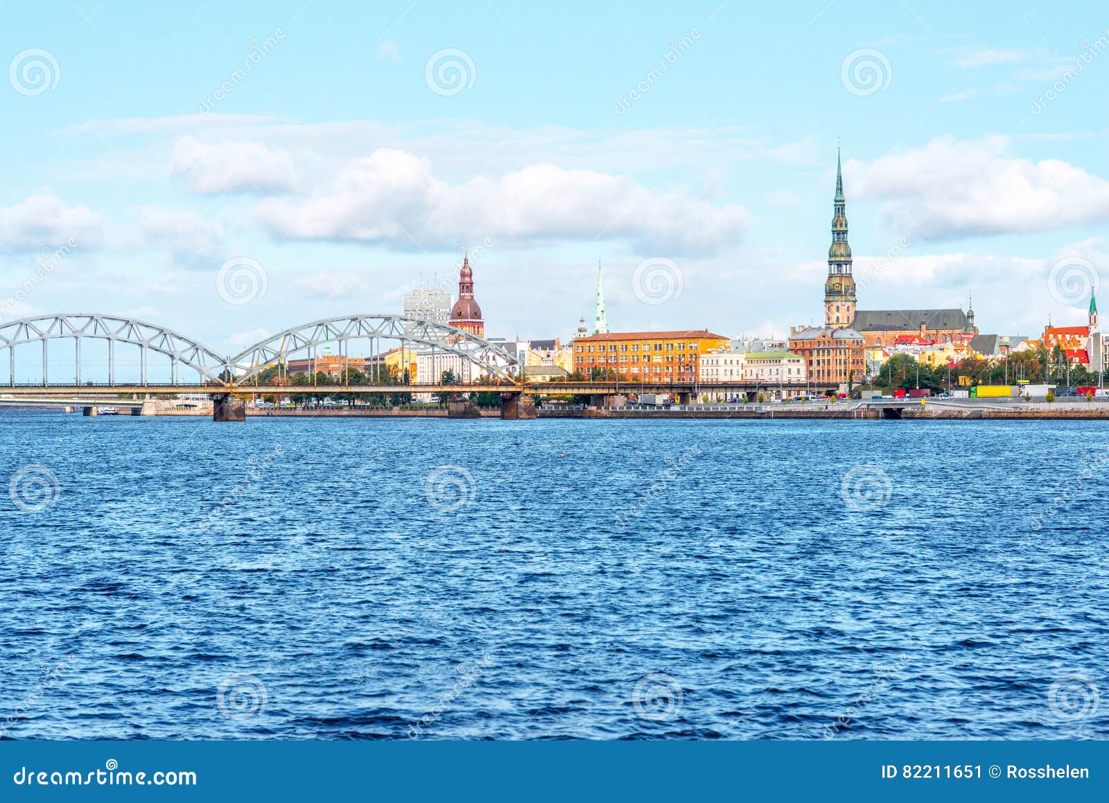 Riverside in Riga stock image. Image of architecture - 82211651