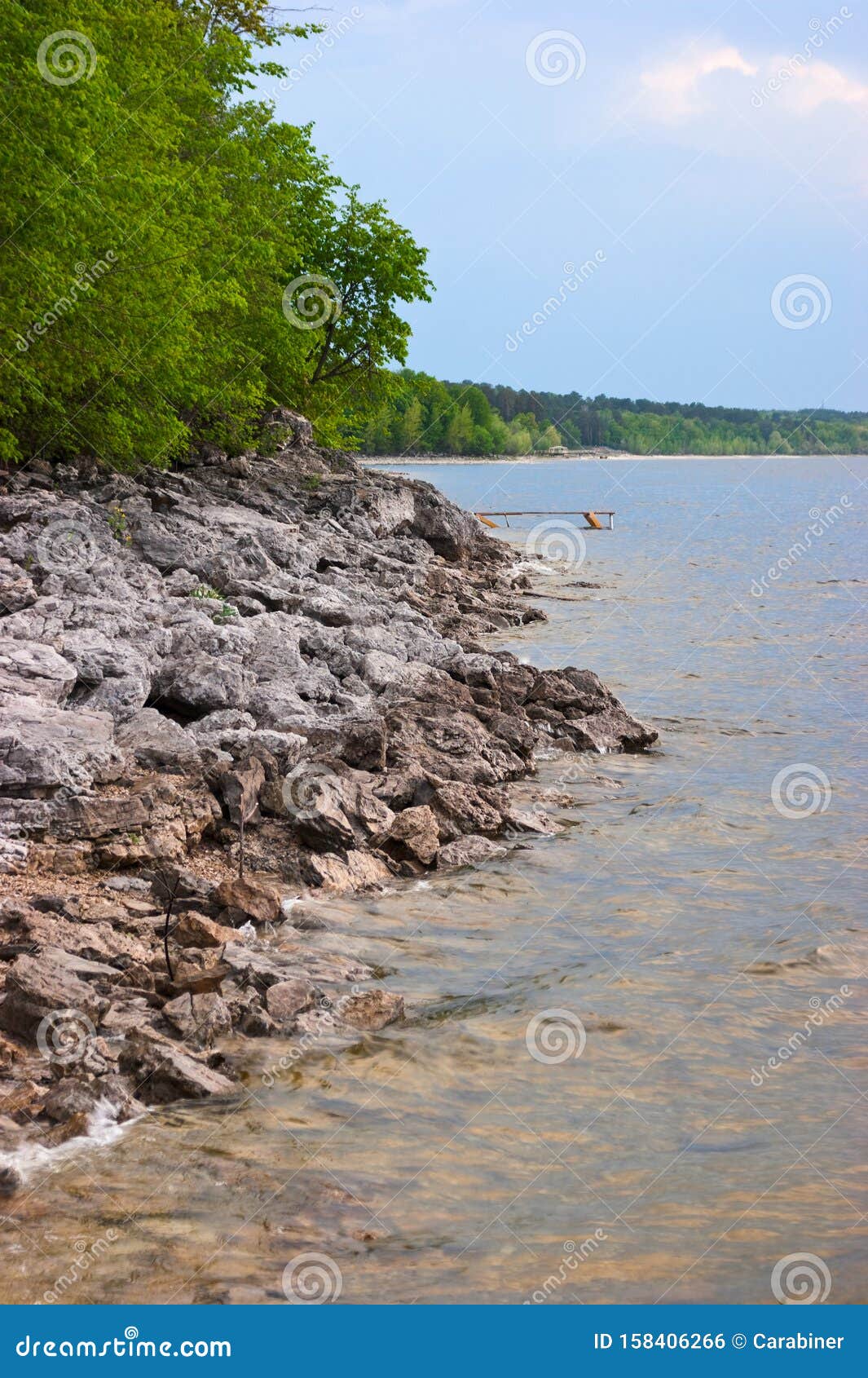 Riverside stock photo. Image of serene, europe, tourism - 158406266