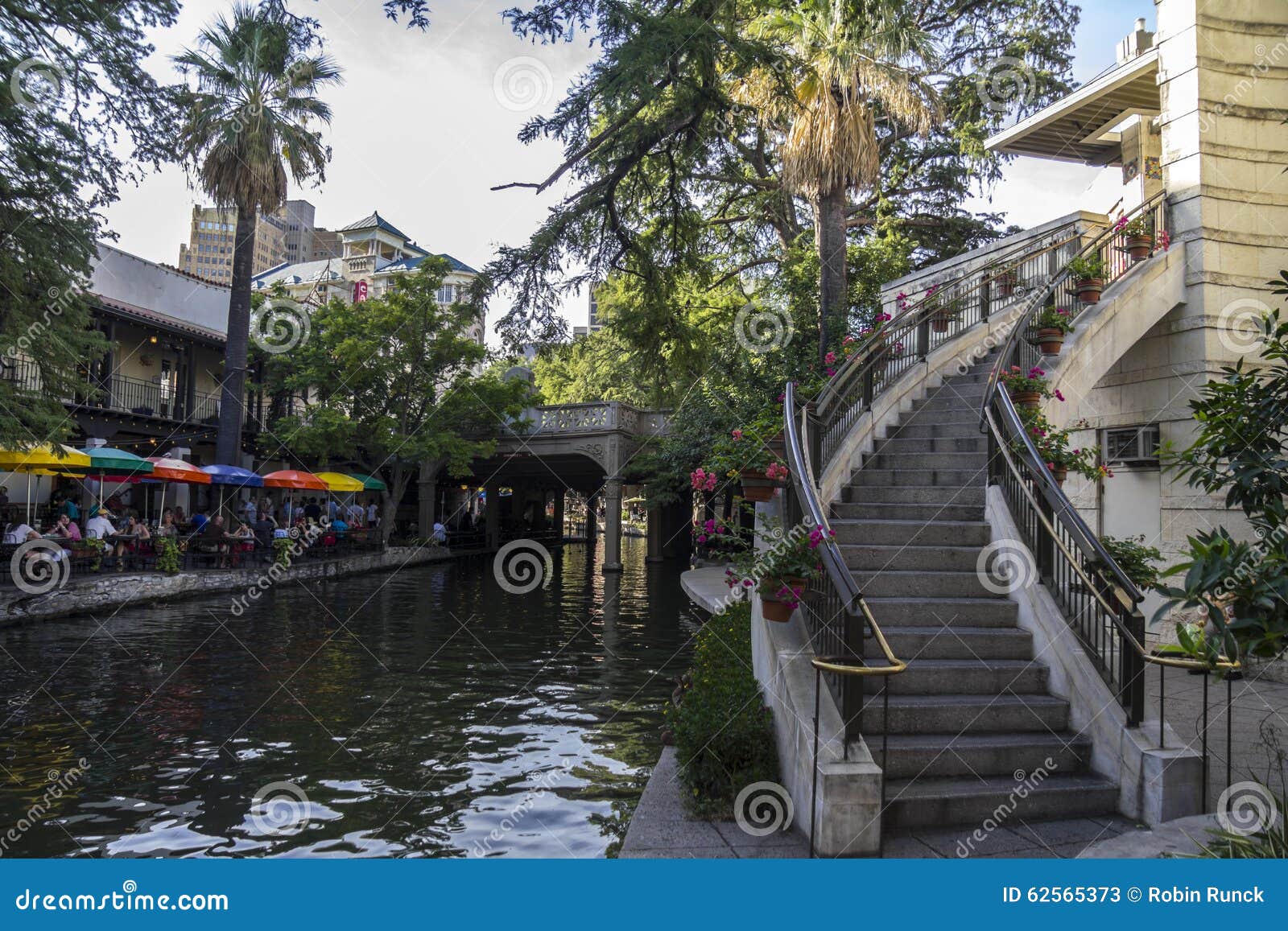 On the Riverwalk in San Antonio Stock Image - Image of cypress ...