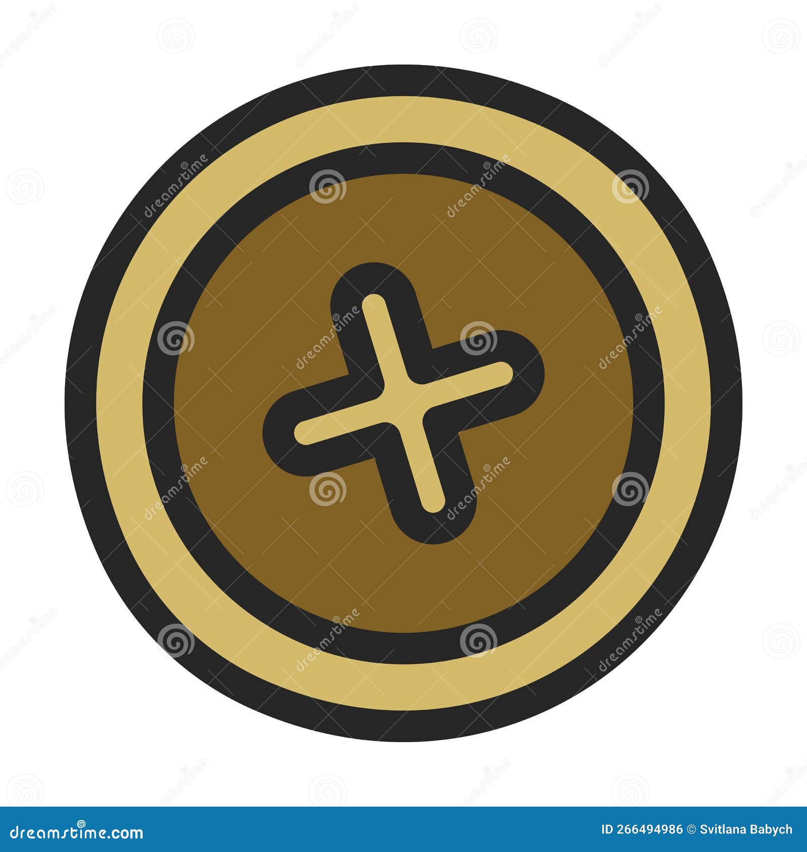 Rivet Bolt Vector Icon.Color Vector Icon Isolated on White Background ...