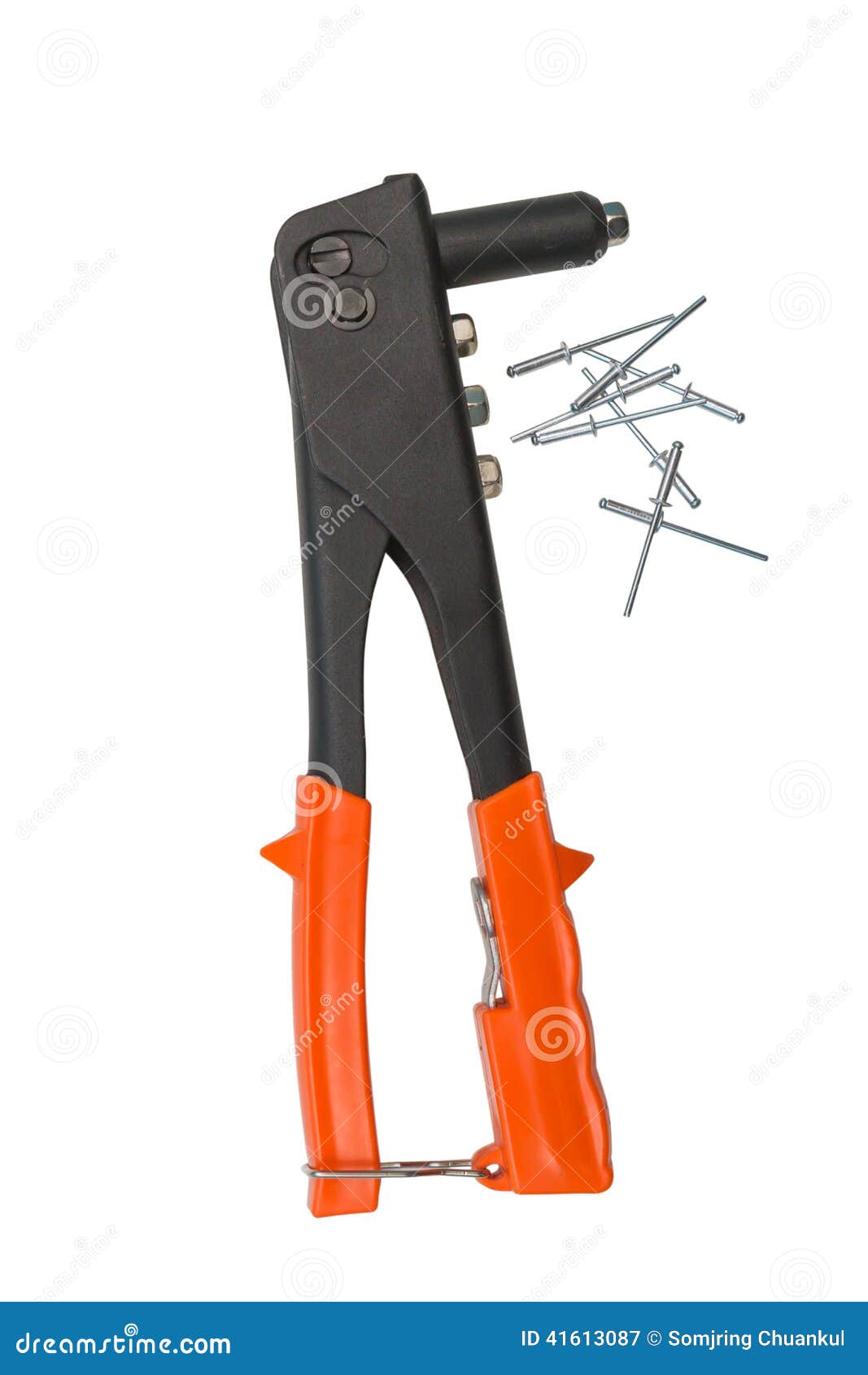 Rivet Gun And Pop Rivets. Royalty-Free Stock Image | CartoonDealer.com ...