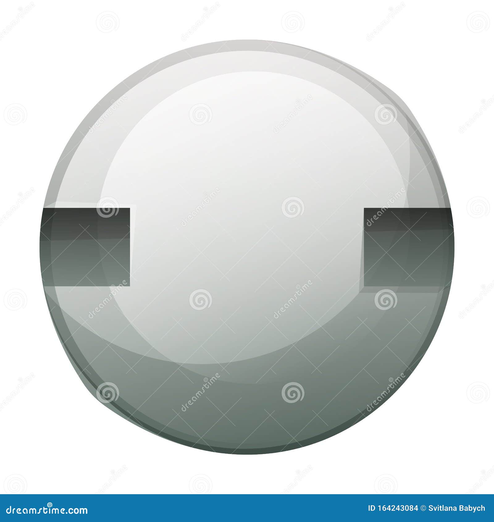 Rivet Nut Vector Icon.Cartoon Vector Icon Isolated on White Background ...