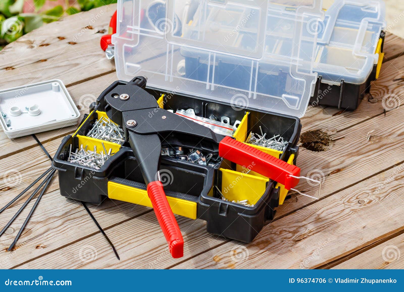 Rivet Gun And Pop Rivets. Royalty-Free Stock Image | CartoonDealer.com ...