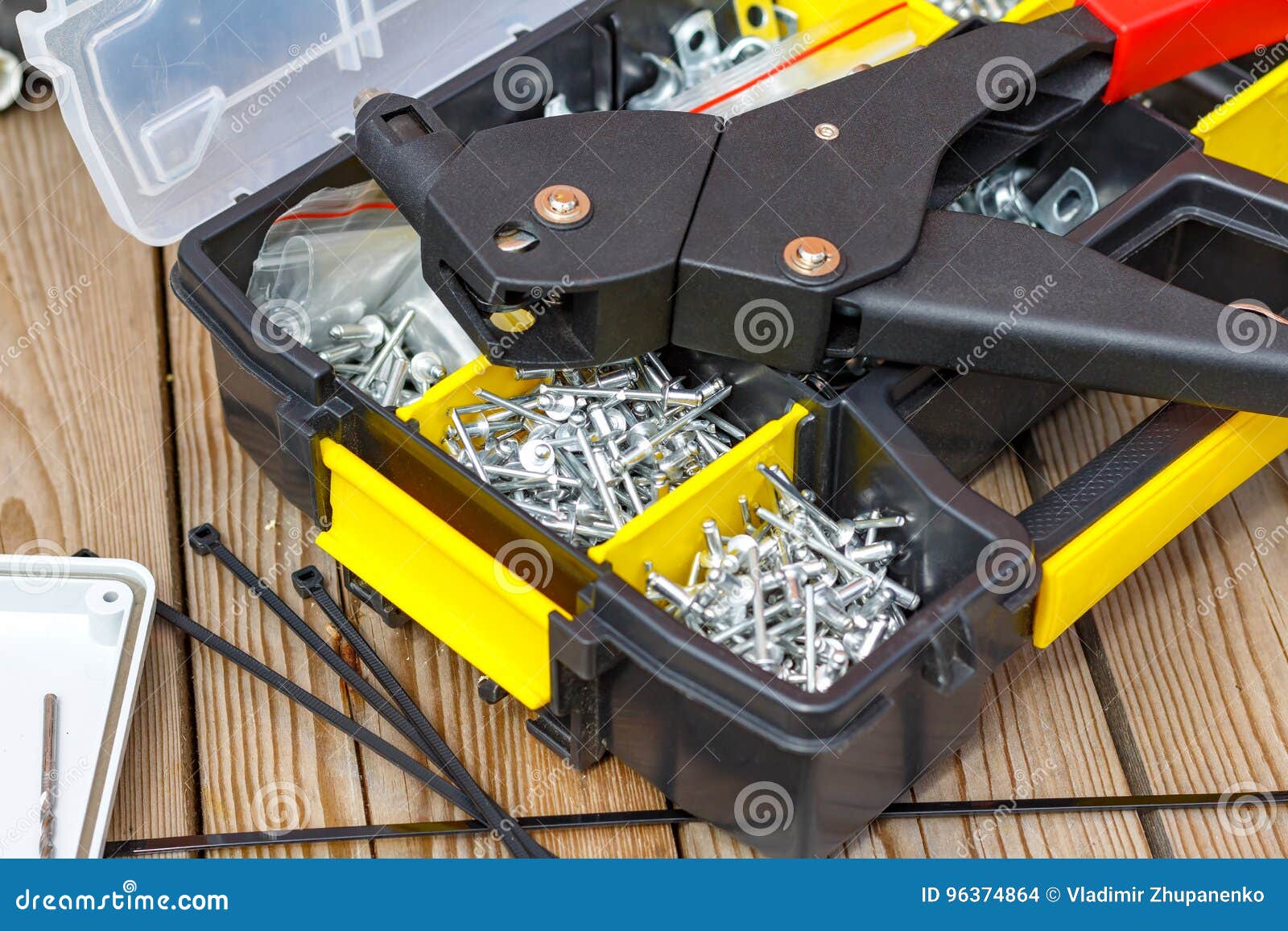 Rivet Gun And Pop Rivets. Royalty-Free Stock Image | CartoonDealer.com ...