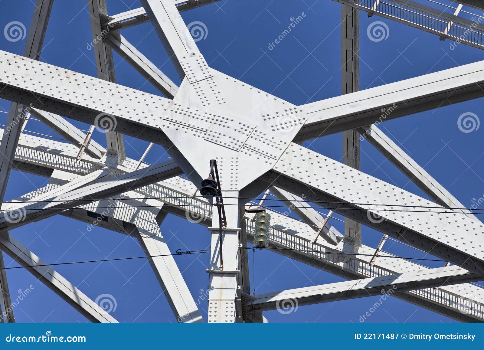 Riveted bridge detail stock image. Image of rivets, closeup - 22171487