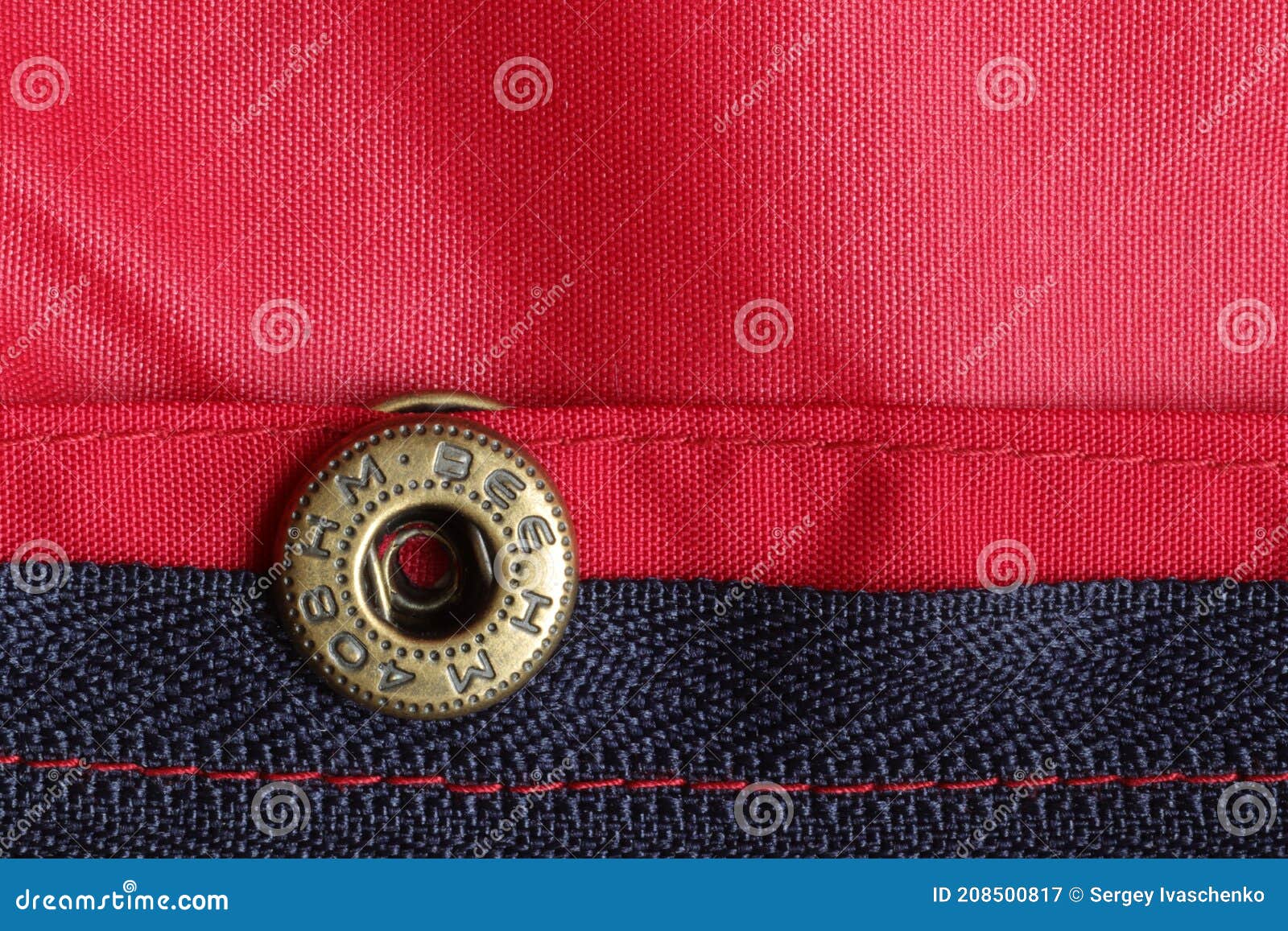 Riveted fabric texture. stock image. Image of clothes - 208500817