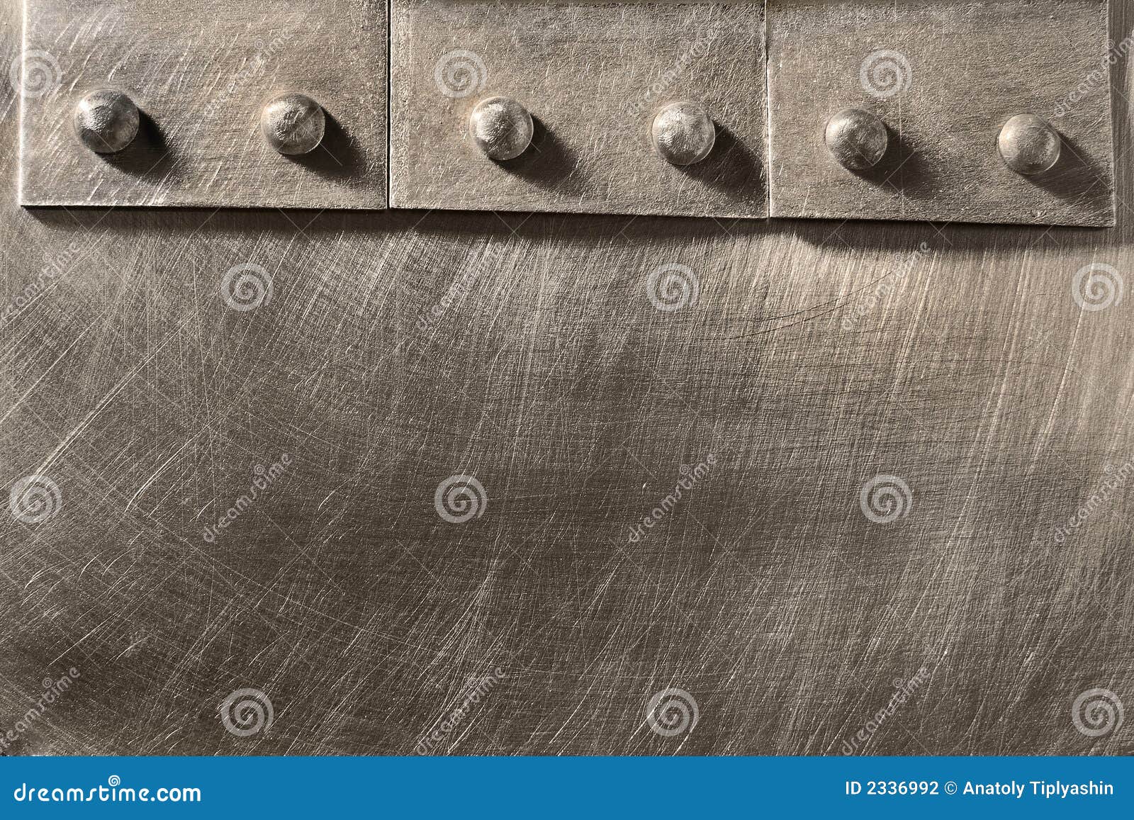 Riveted seam on the metal stock photo. Image of metal - 2336992