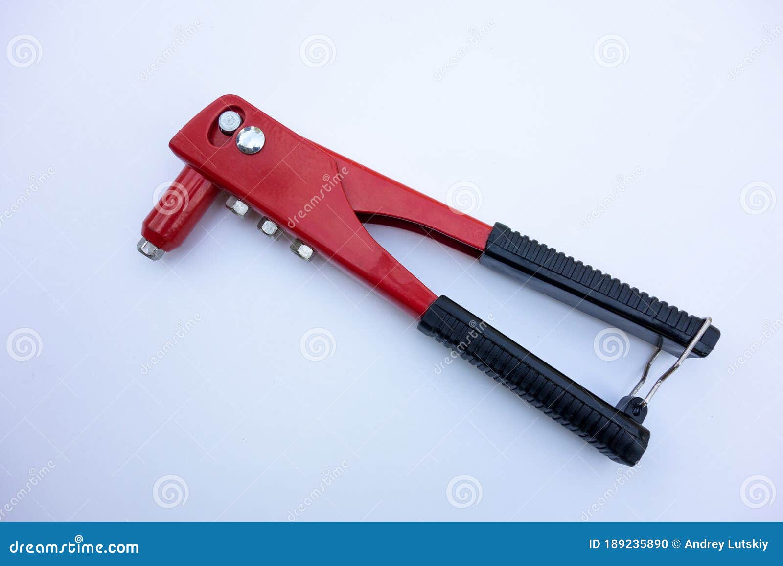 Riveting Hammer on White Isolate Stock Photo - Image of iron, fasten ...