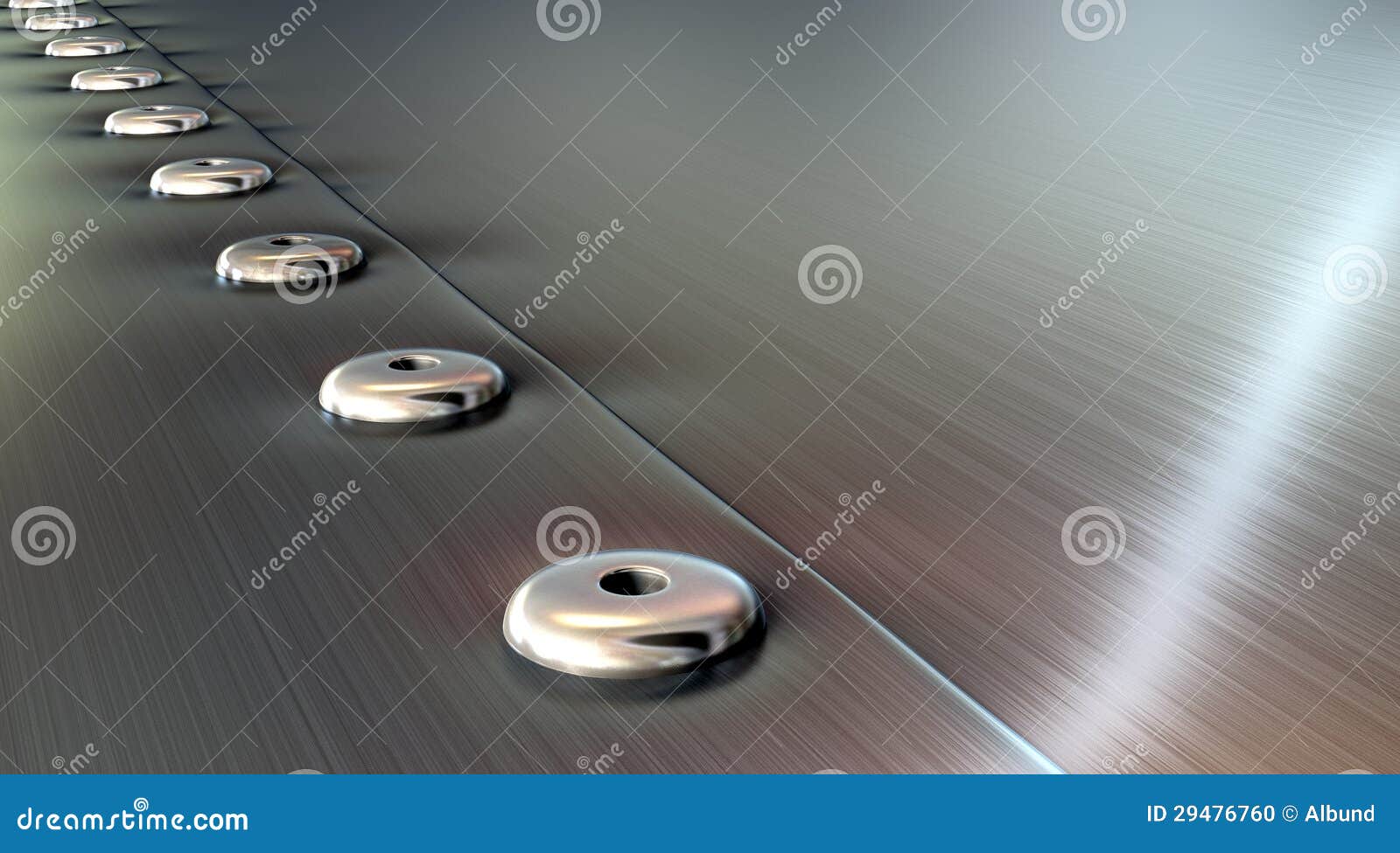 Rivets On Brushed Metal Top Stock Photo | CartoonDealer.com #29476764