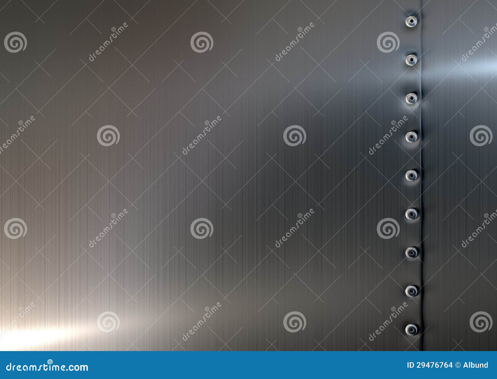 Rivets on Brushed Metal Top Stock Illustration - Illustration of joined ...