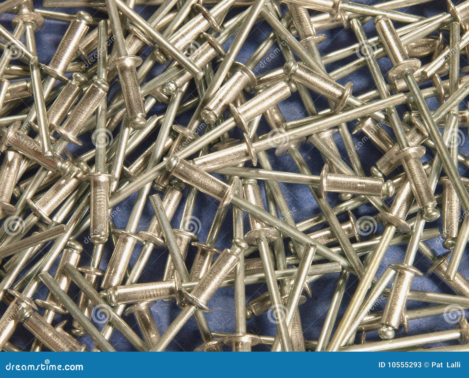 Rivets close up stock image. Image of assembly, aluminum - 10555293