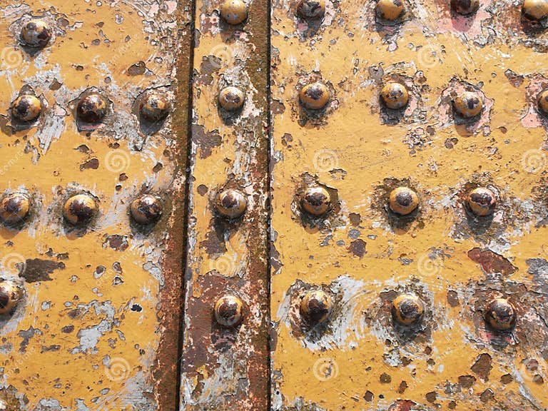 Rivets and Rust on an Old Railway Bridge Stock Image - Image of ...