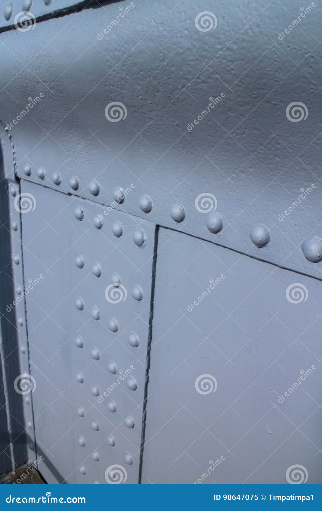 Rivets in sheet stock image. Image of plate, metal, nave - 90647075