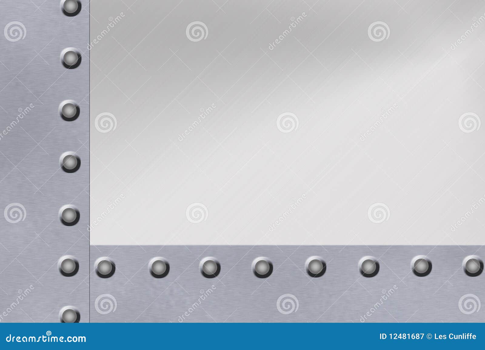 Rivets in steel stock illustration. Illustration of rivets - 12481687