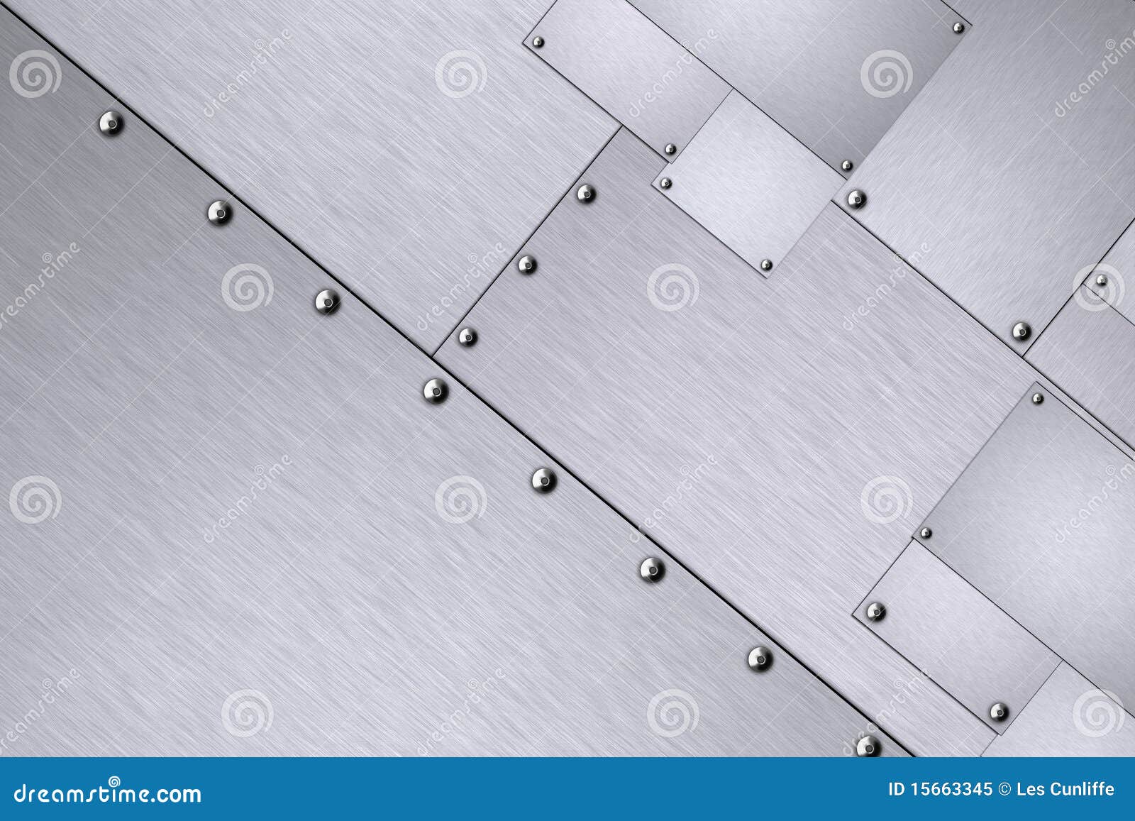 Rivets in steel stock illustration. Illustration of fastened - 15663345