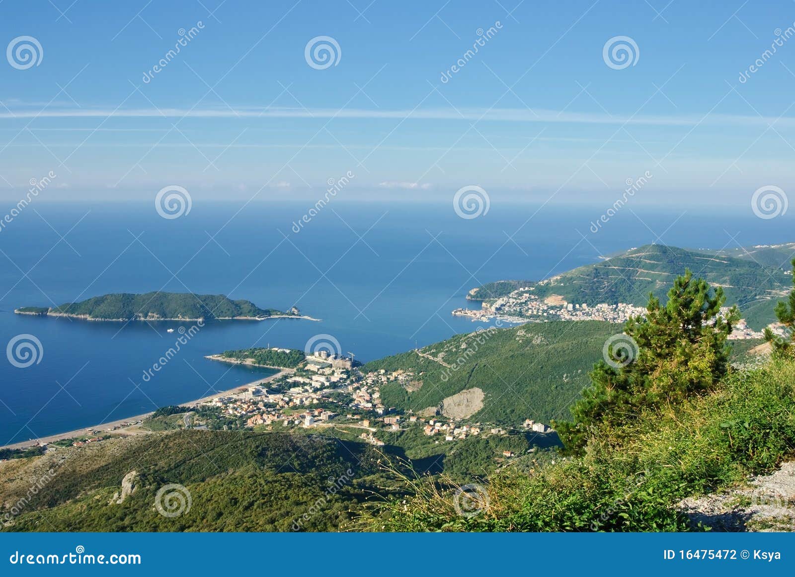 Riviera stock photo. Image of montenegro, panorama, riviera - 16475472