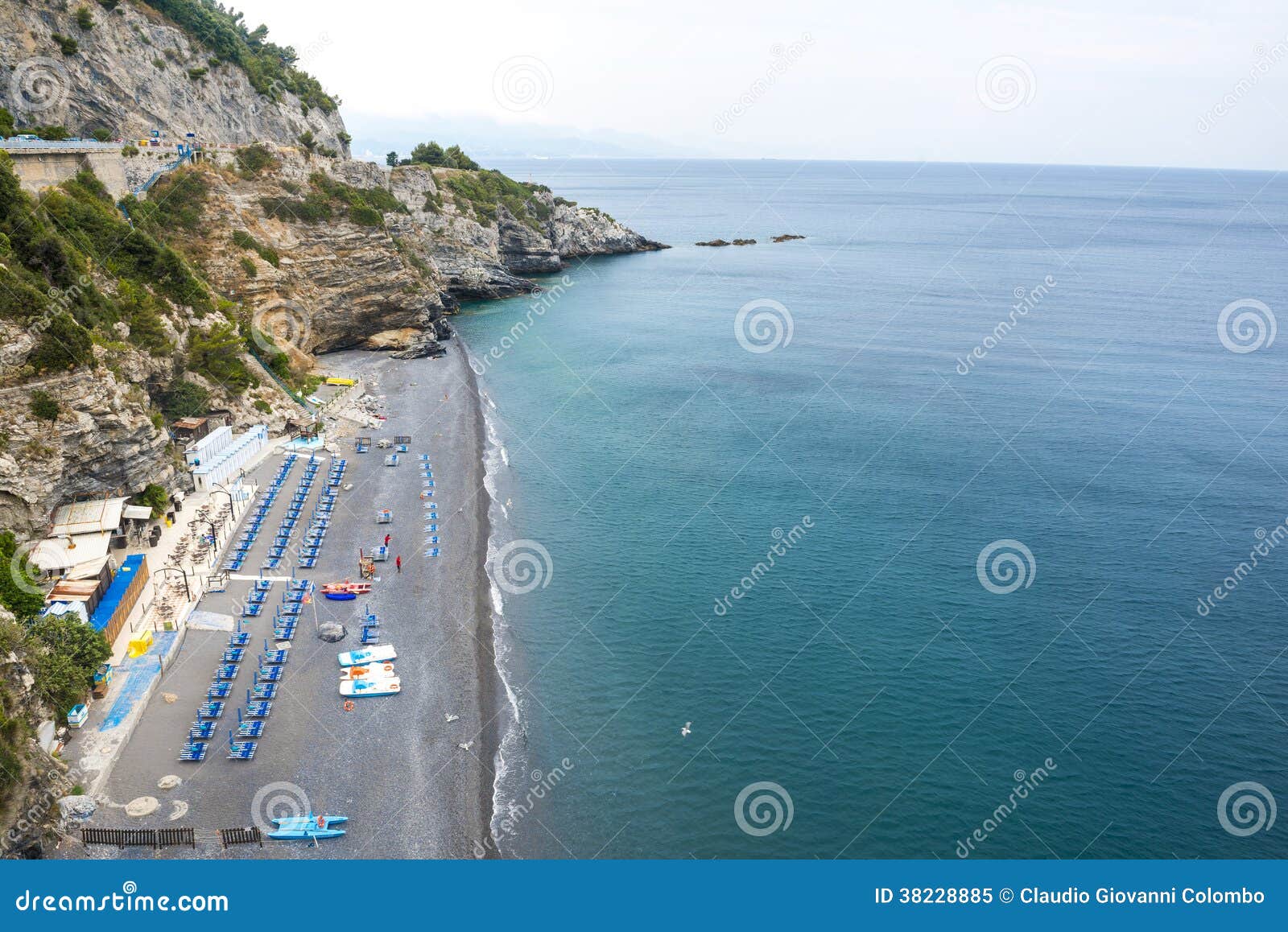 Riviera Ligure immagine stock. Immagine di mare, vista - 38228885