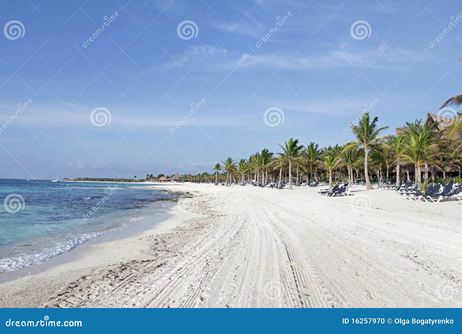 Riviera Maya Mexico Beach stock photo. Image of getaway - 16257970
