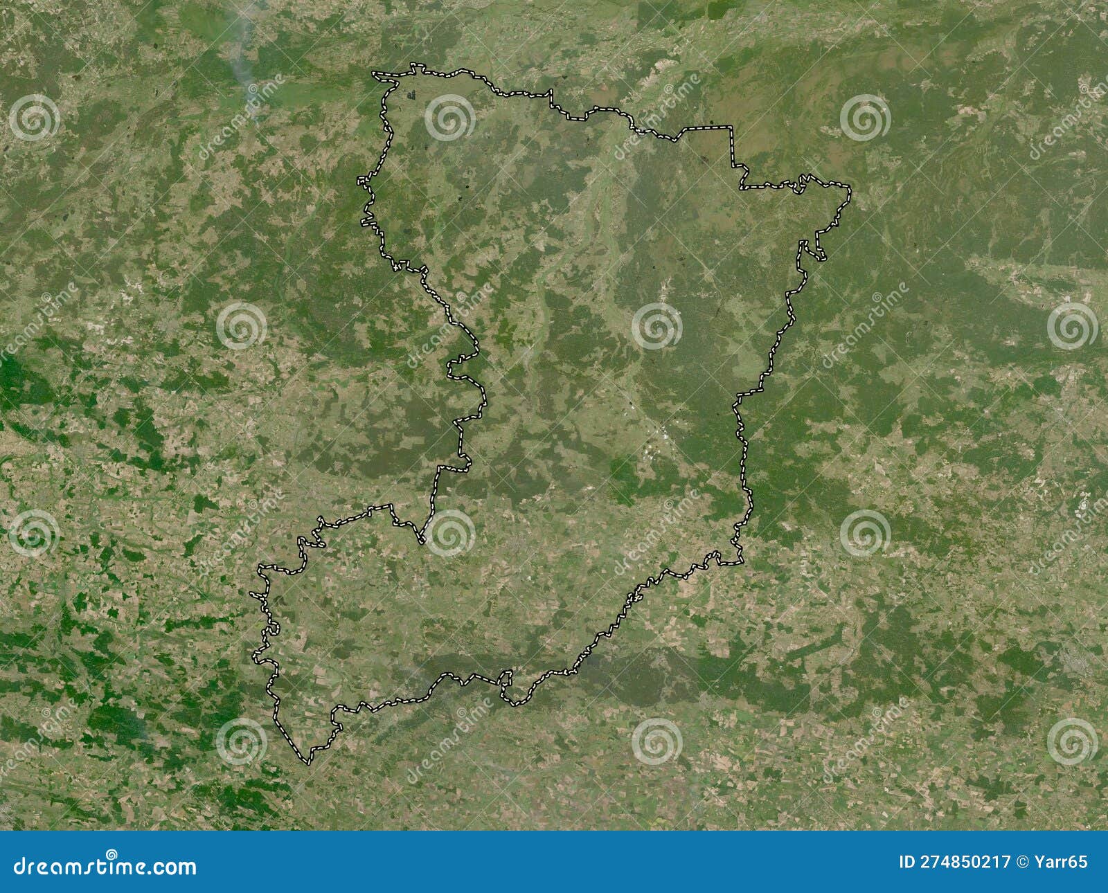 Rivne, Ukraine. Low-res Satellite. No Legend Stock Illustration ...