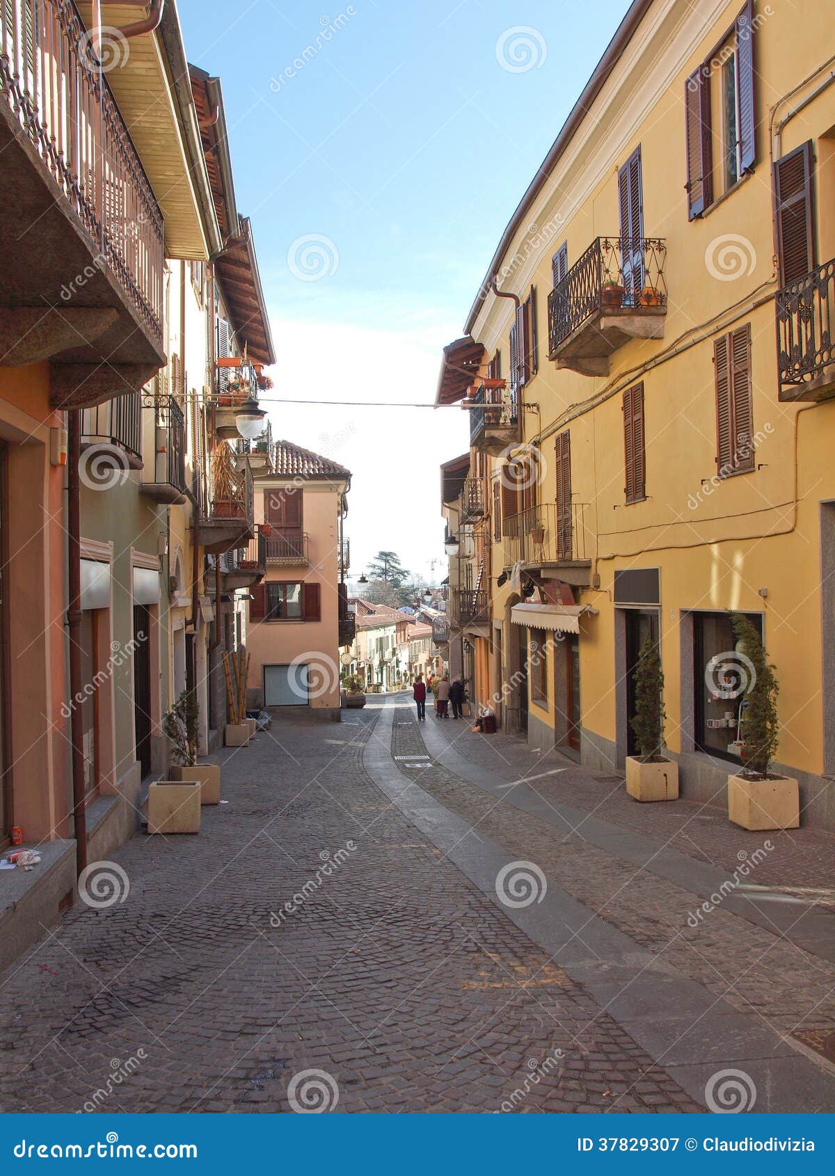 Rivoli old town, Italy stock image. Image of rivoli, piemonte - 37829307