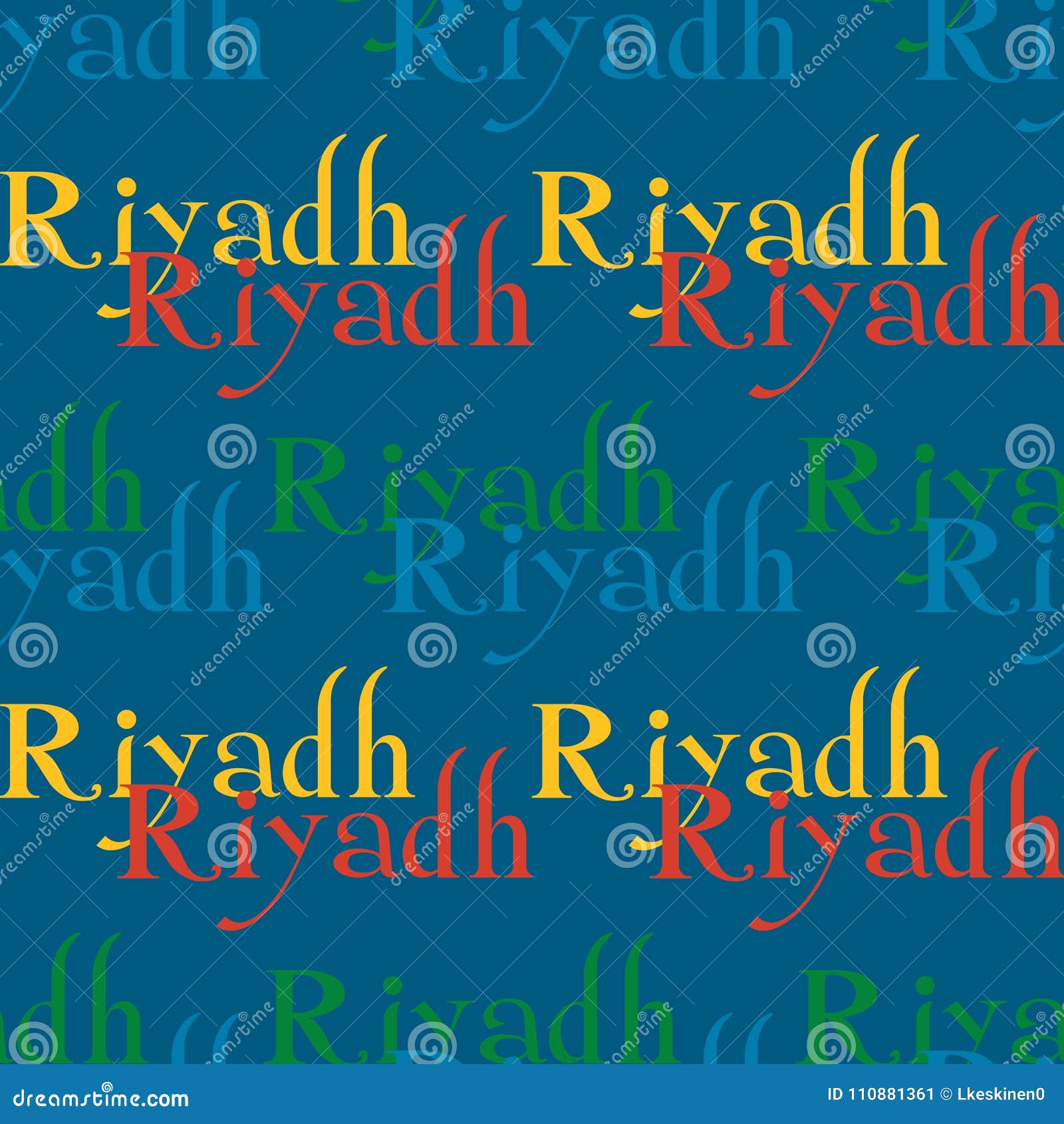 Riyadh creative pattern stock vector. Illustration of ornate - 110881361