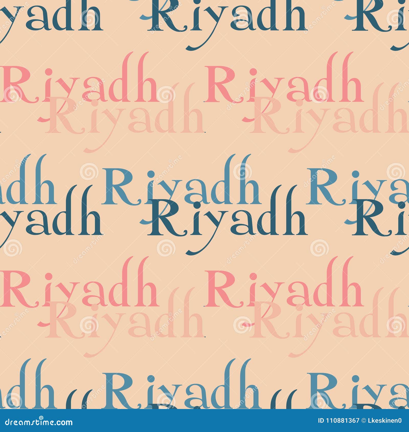 Riyadh creative pattern stock vector. Illustration of seamless - 110881367