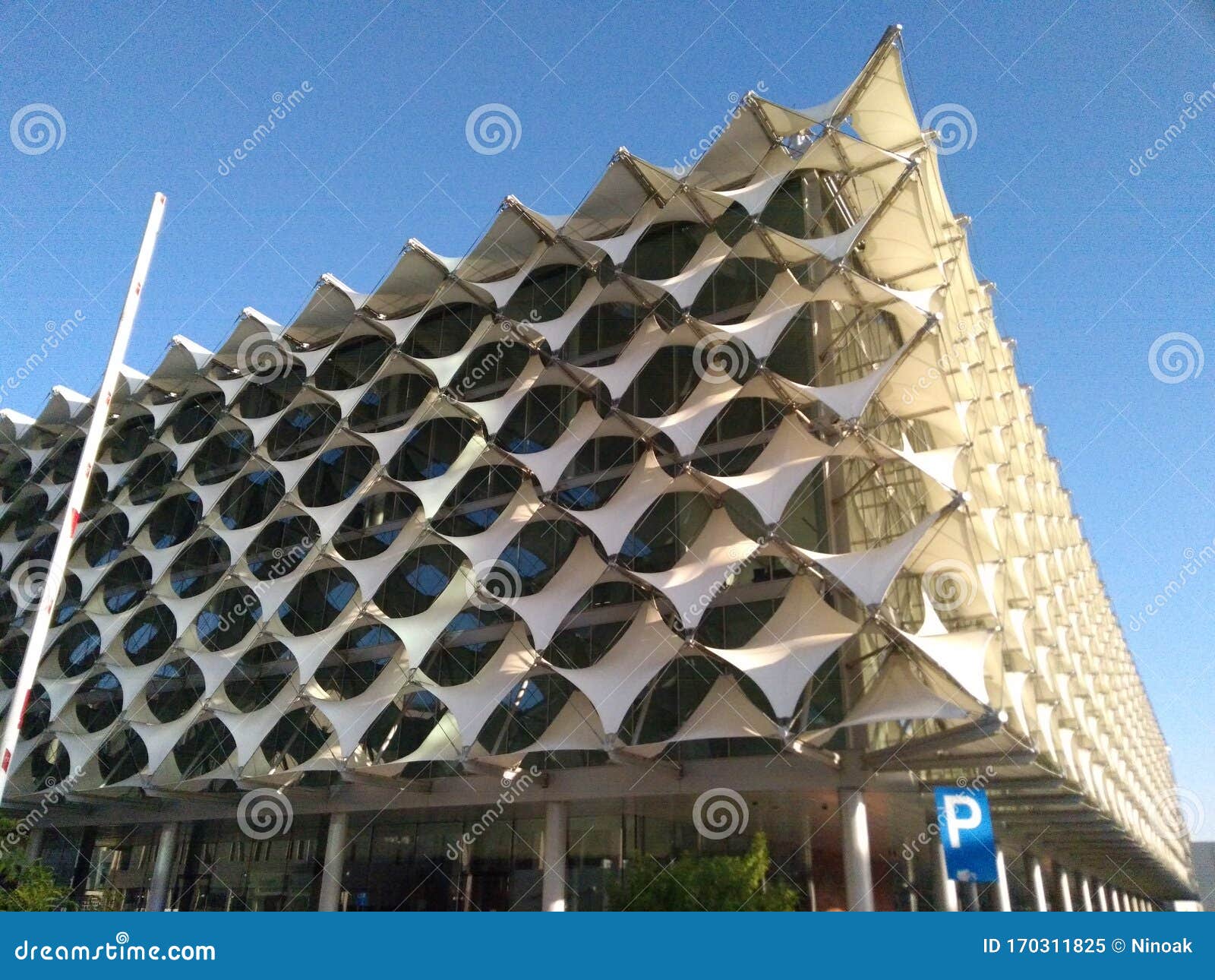 Riyadh National Library Modern Architecture White 3D Geometry Patterns ...