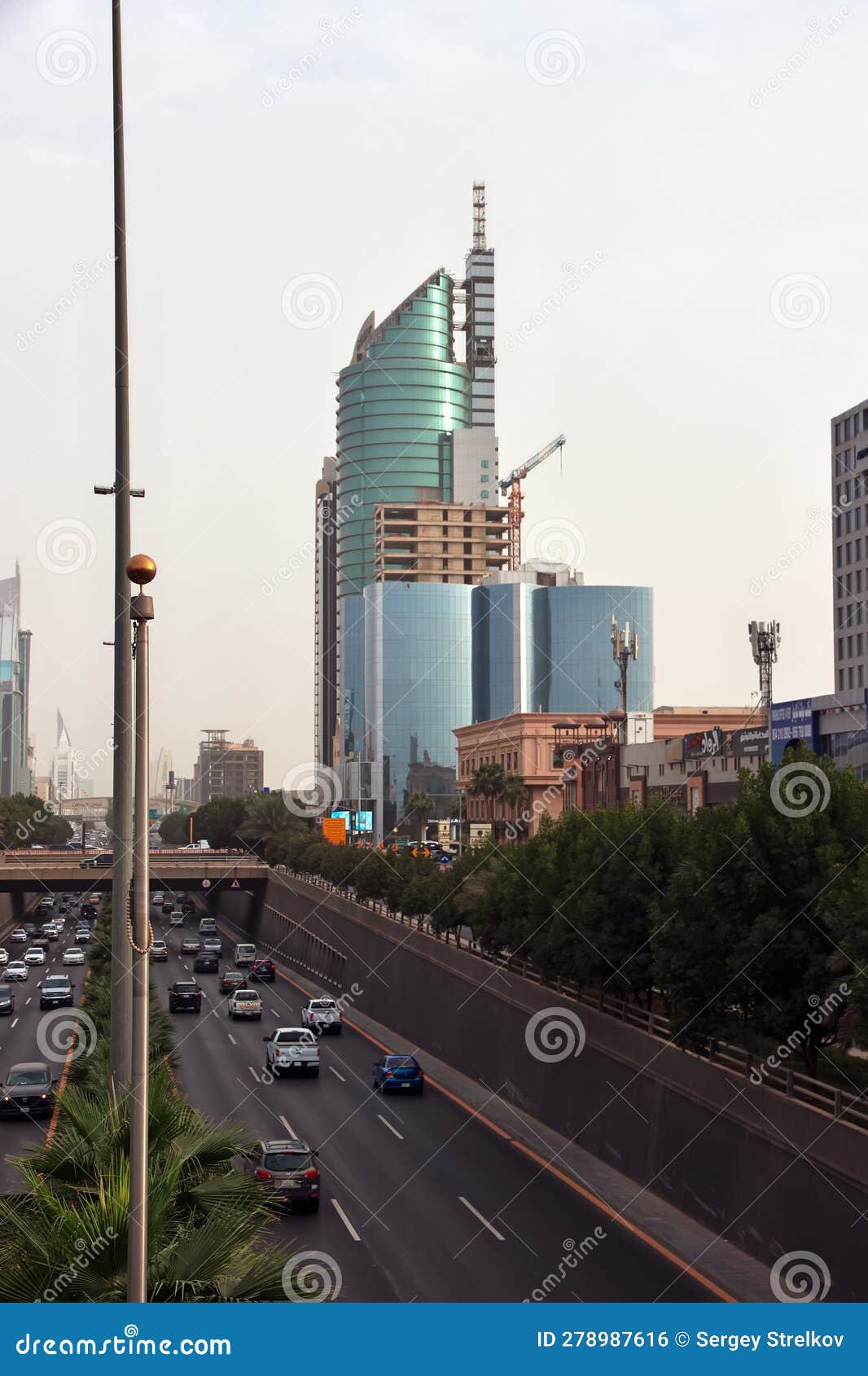 Riyadh, Saudi Arabia - 14 Mar 2020: the Downtown in Riyadh, Saudi ...