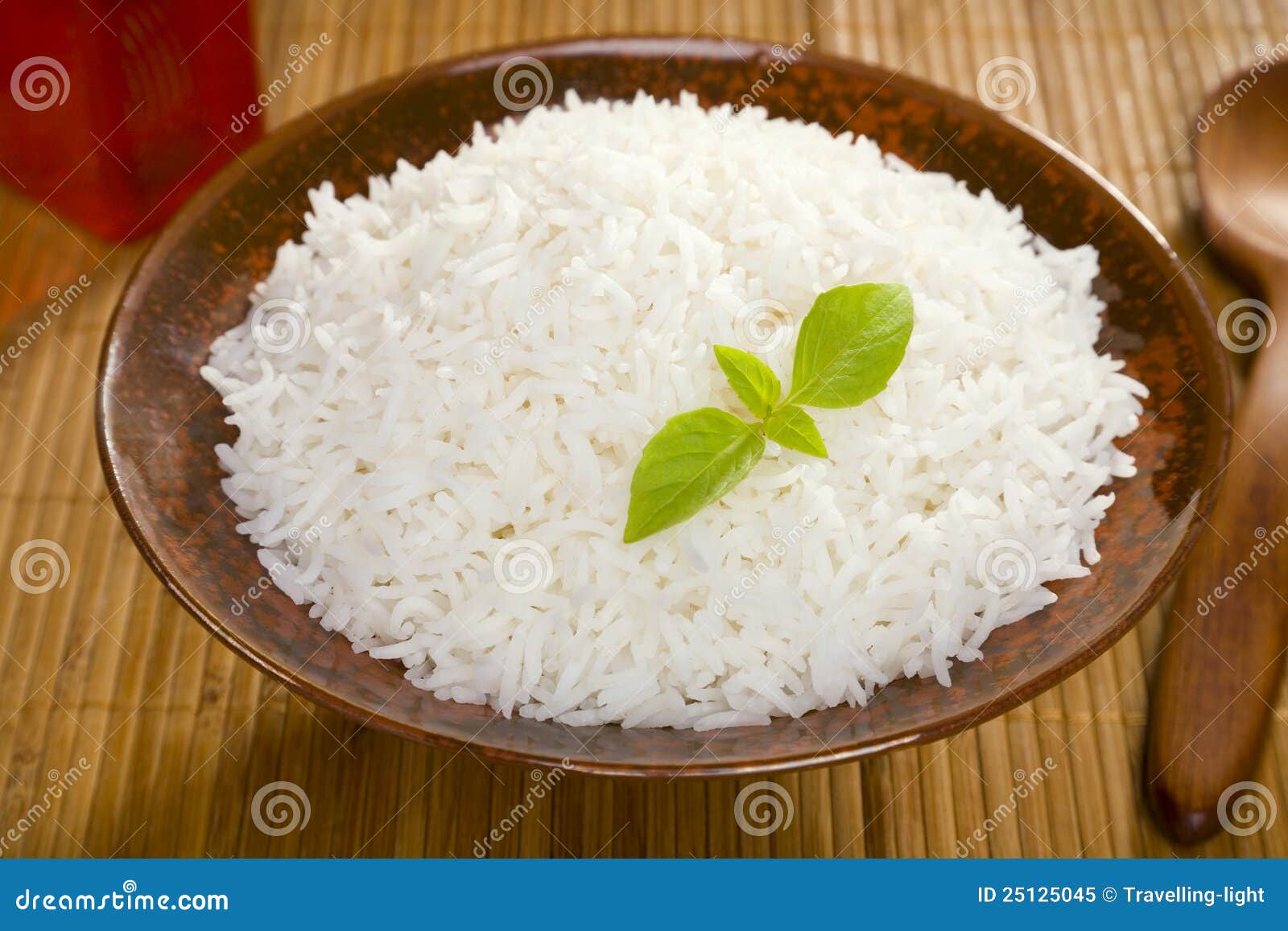 Riz basmati image stock. Image du basilic, carbohydrate - 25125045