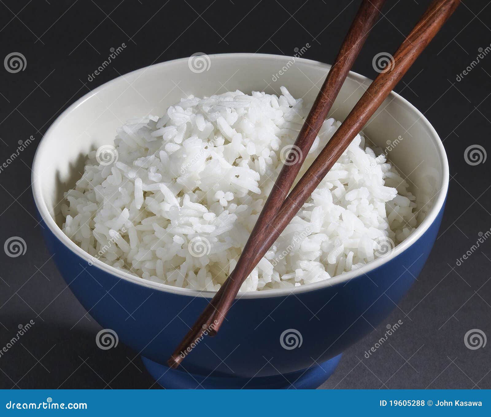 Riz de jasmin photo stock. Image du dîner, déjeuner, santé - 19605288
