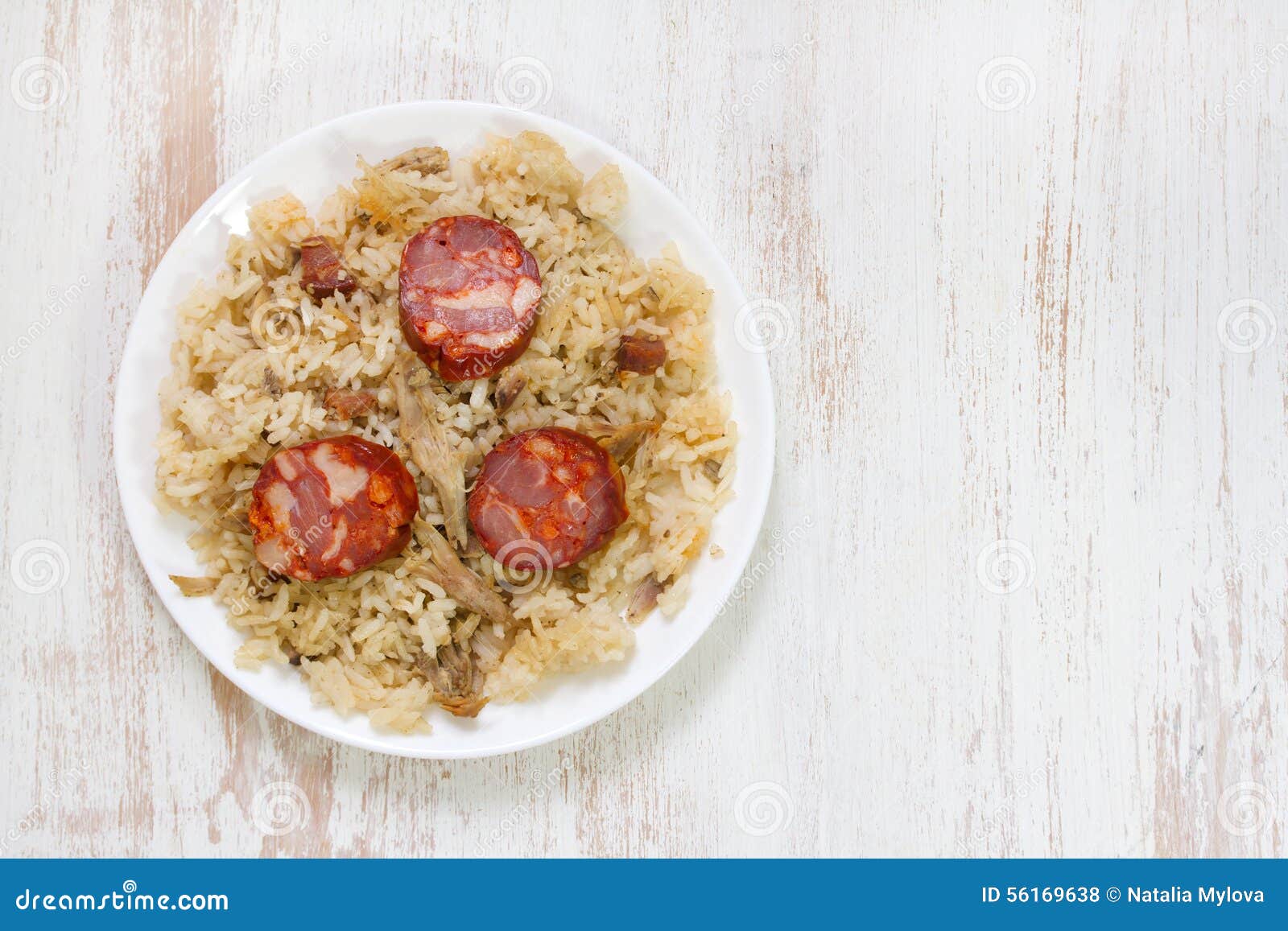 Riz Portugais De Canard De Plat Photo stock - Image du assiette ...