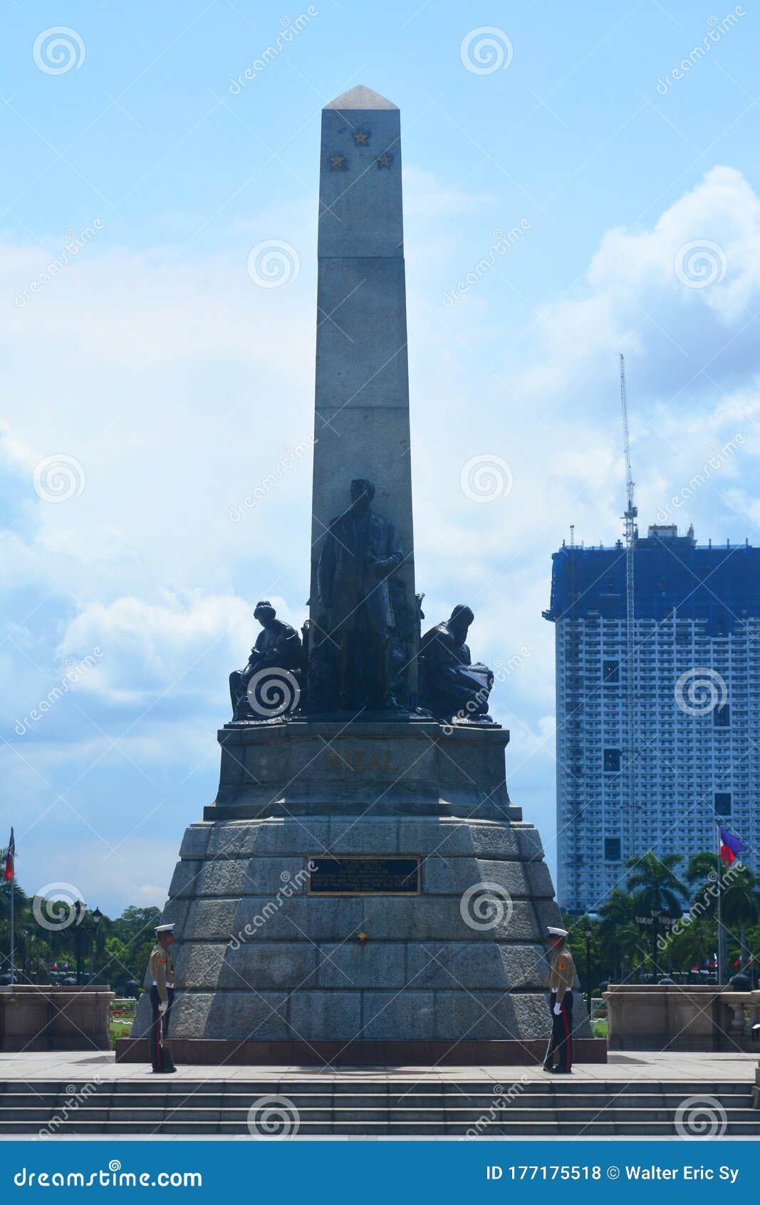 Rizal Park Statue in Manila, Philippines Editorial Stock Photo - Image ...