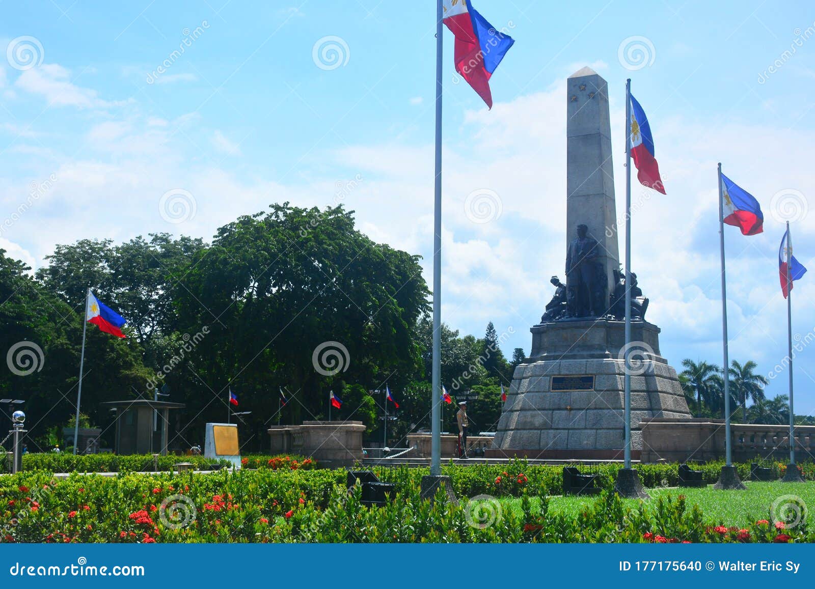 Rizal Park Statue in Manila, Philippines Editorial Image - Image of ...