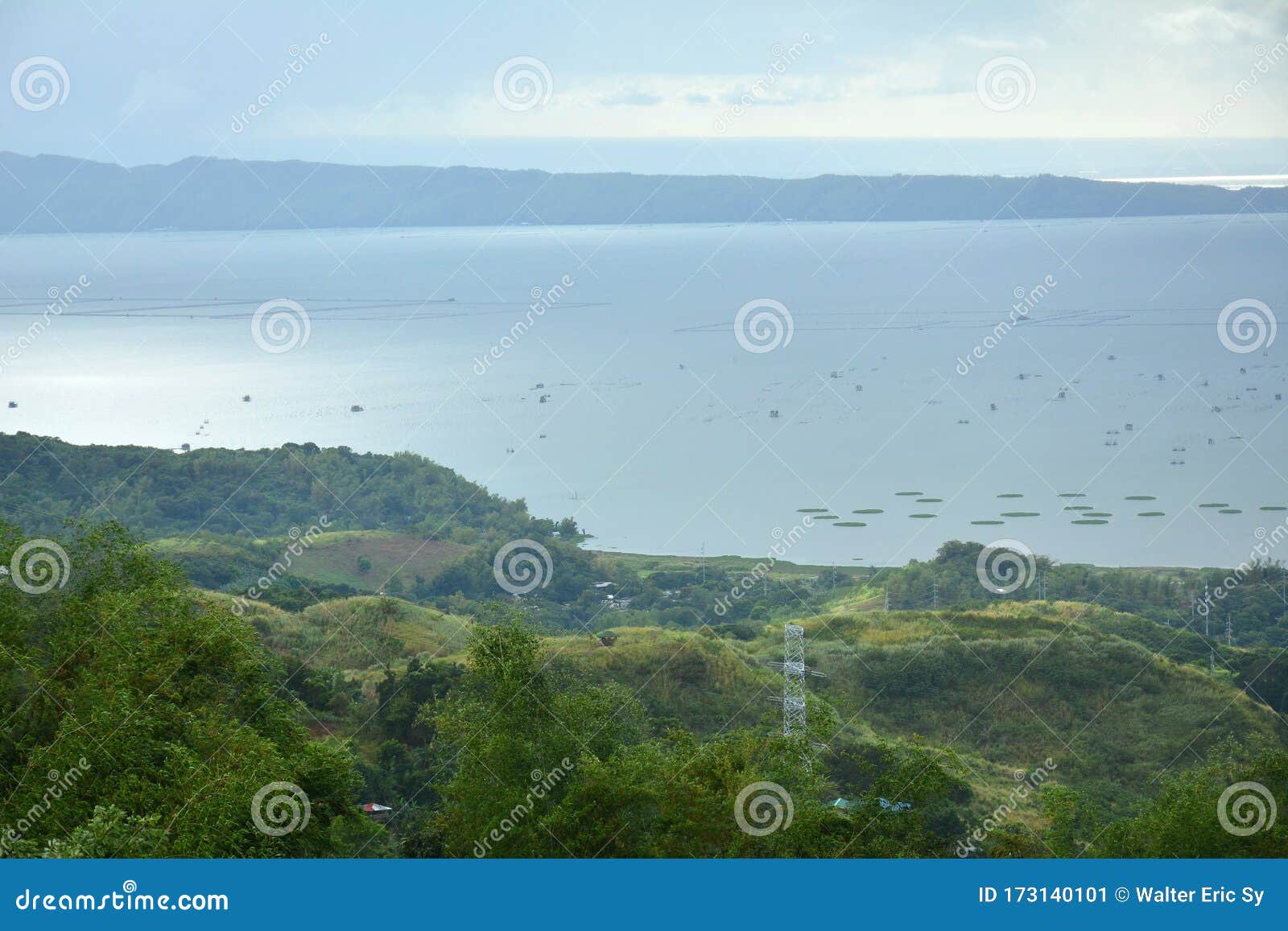 Overview Of Rizal Province In Daytime In Baras, Rizal, Philippines ...