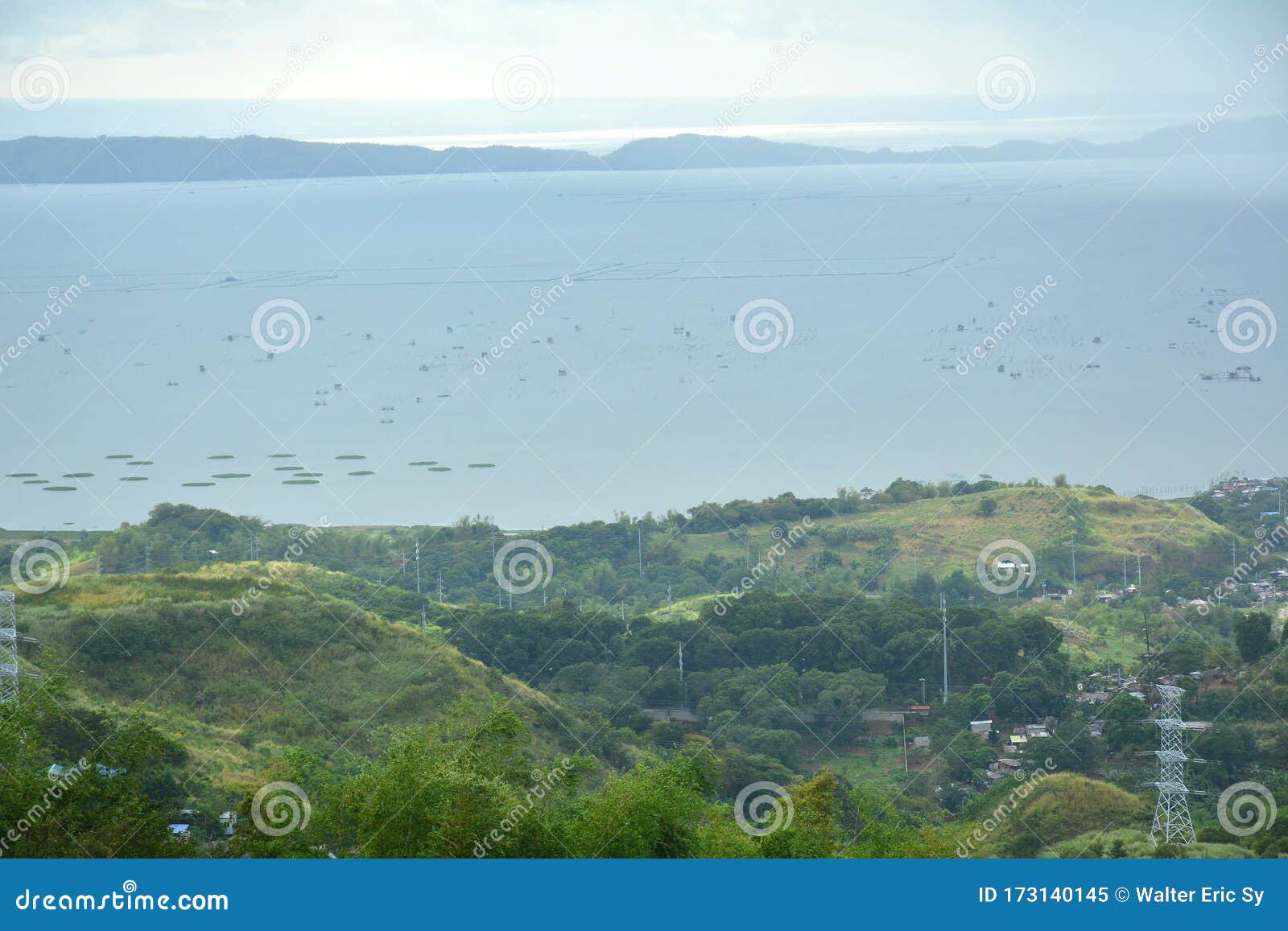 Overview Of Rizal Province In Daytime In Baras, Rizal, Philippines ...