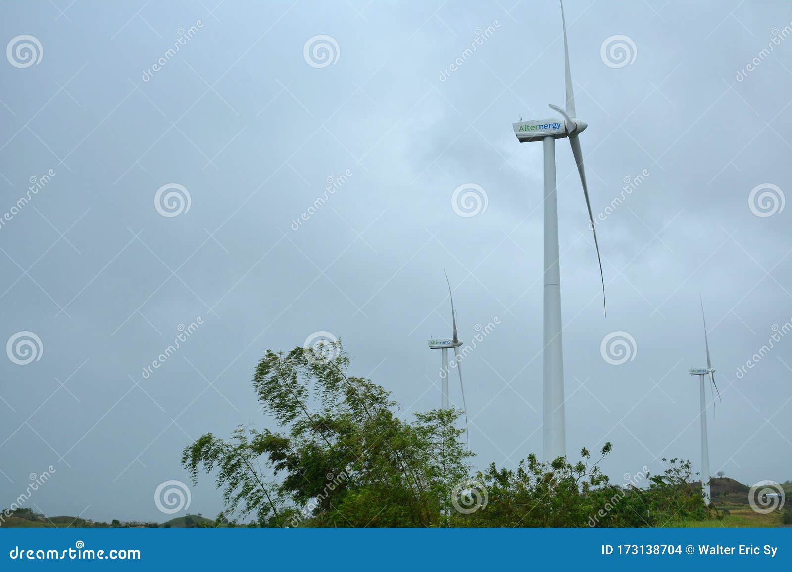 Pililla Wind Farm Windmills in Pililla, Rizal, Philippines Editorial ...