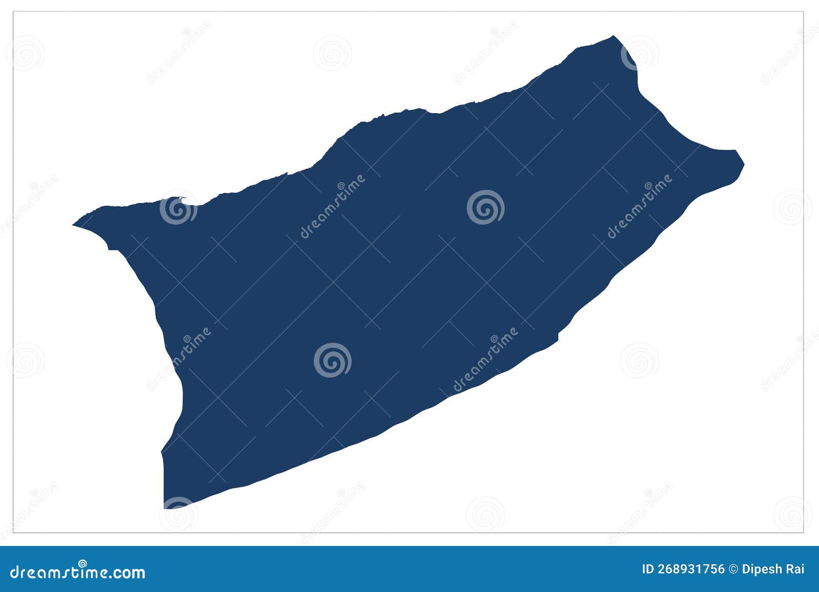 Rize Turkey Map Isolated Illustration on White Background Stock ...
