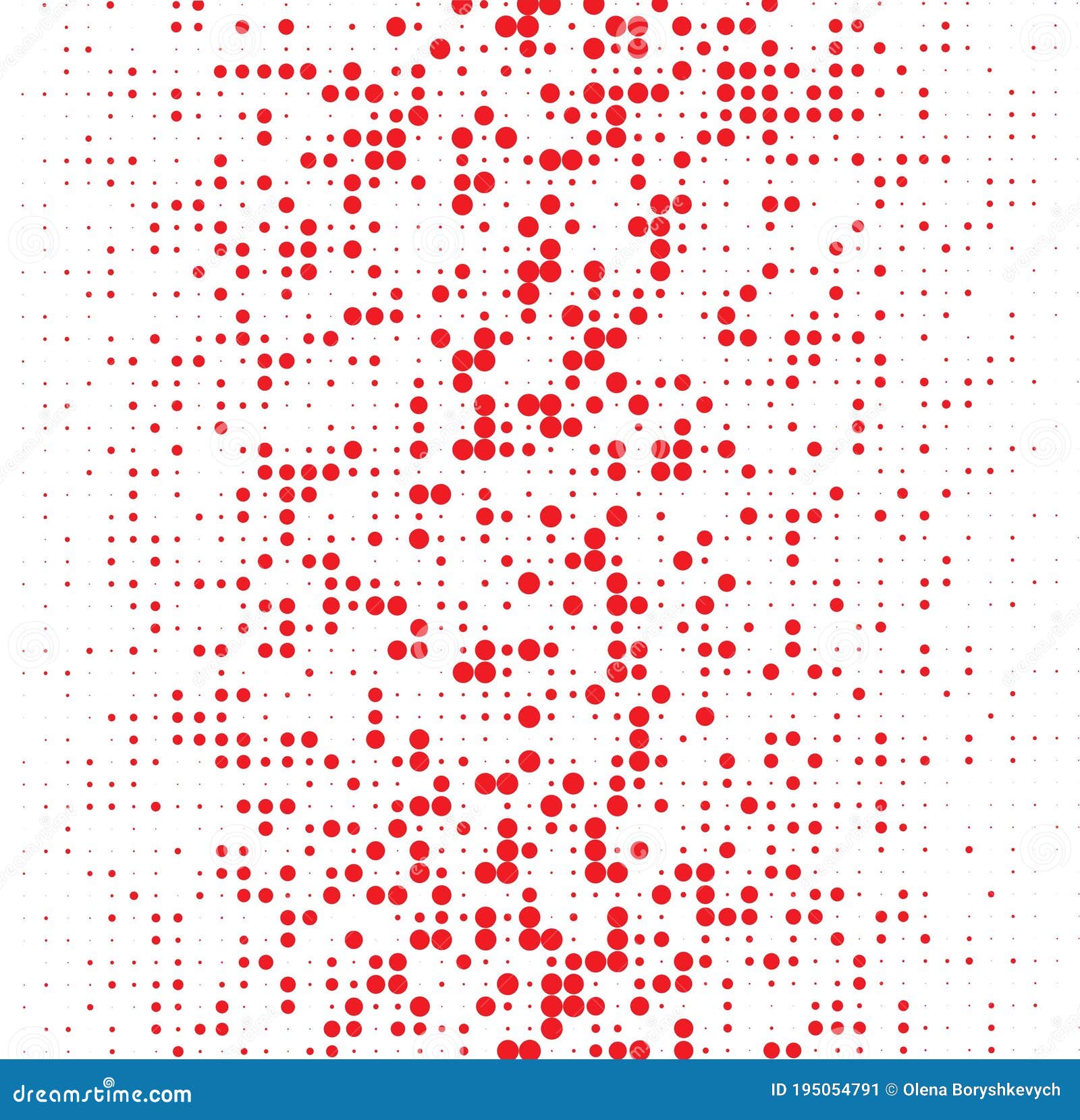 Red Dots on White Background Stock Vector - Illustration of tile ...