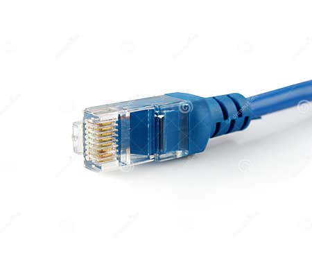 RJ-45 broadband cable stock image. Image of communication - 14958297
